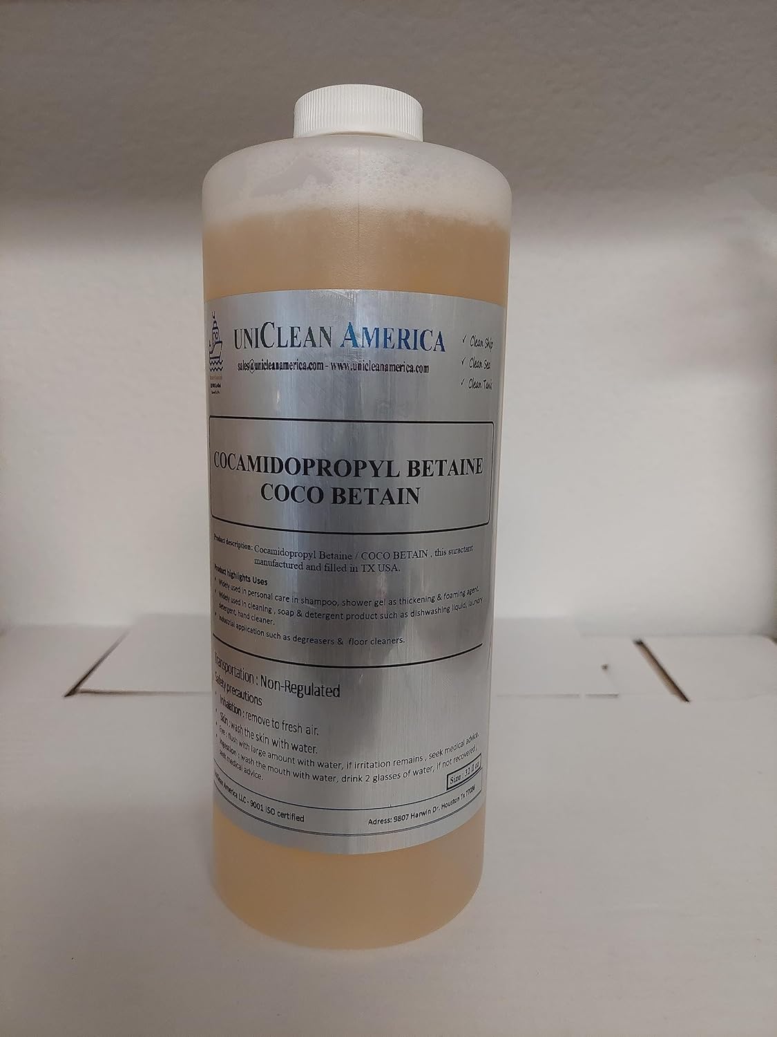 Amazon.com: UniClean America Cocamidopropyl Betain - Coco BETAIN USA ...