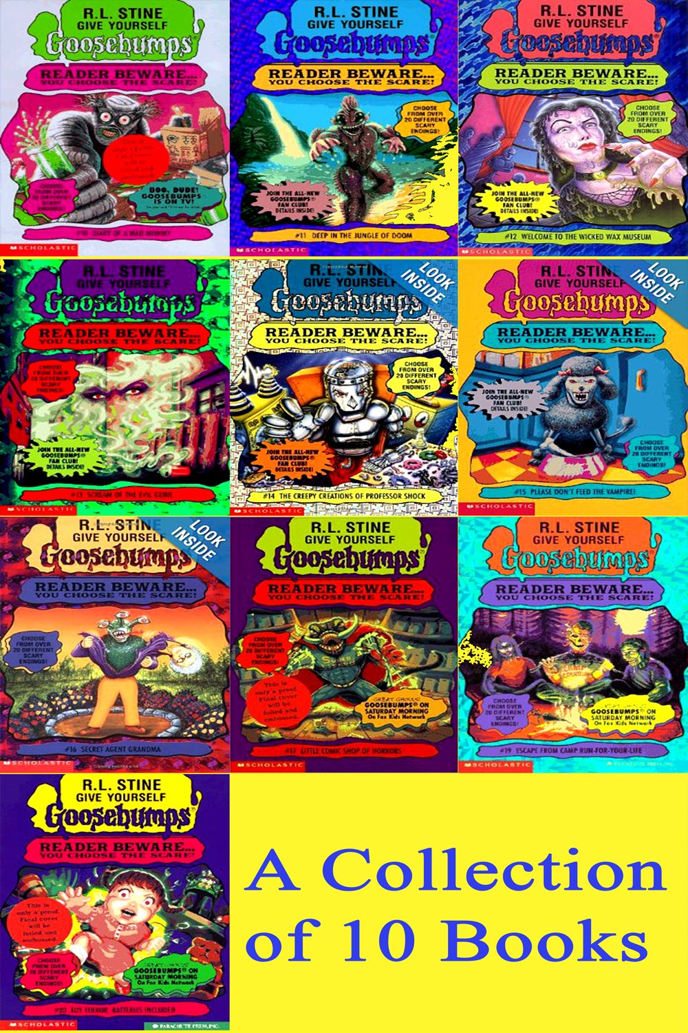 Give Yourself Goosebumps - Reader Beware...You Choose the Scare! 10 ...