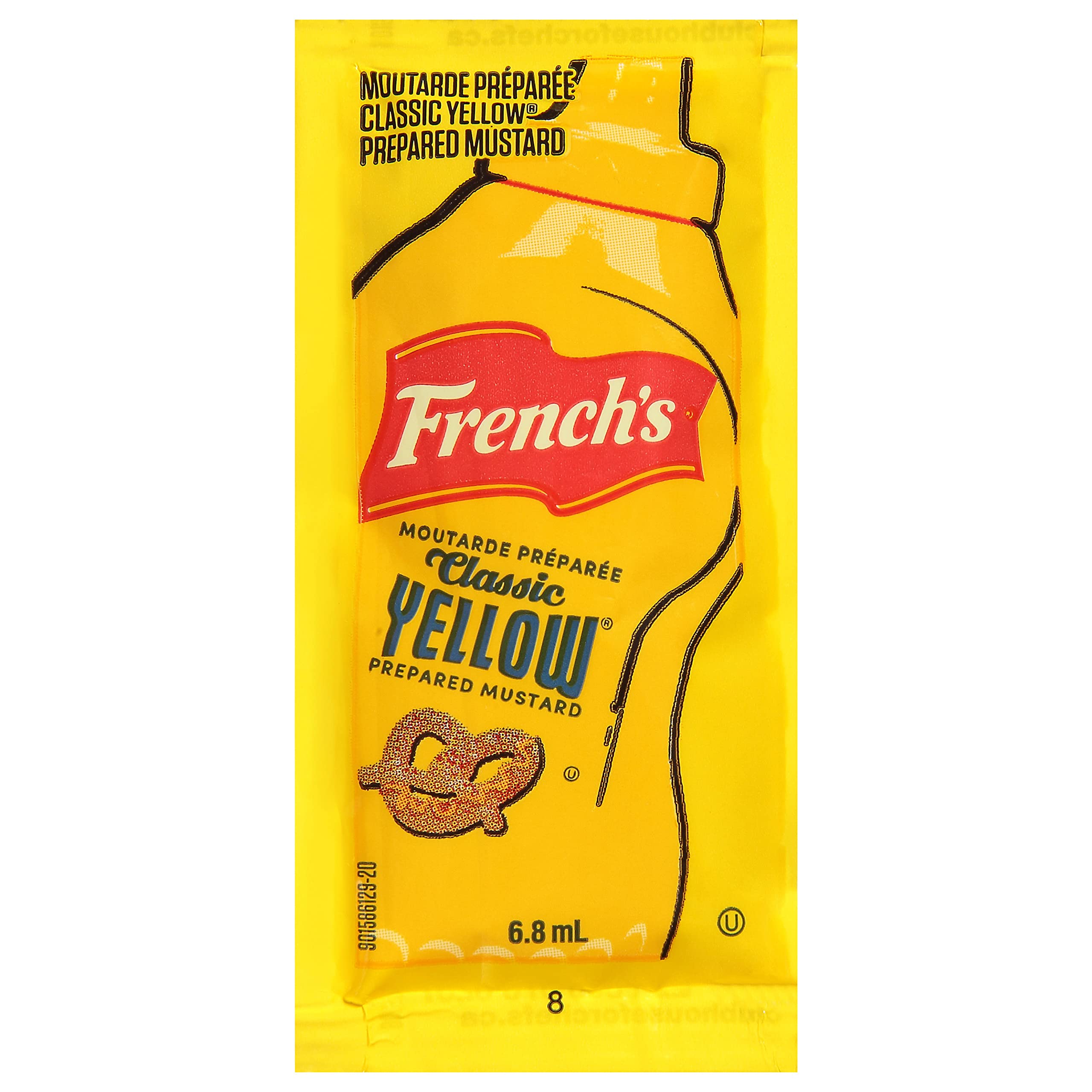 Snapklik.com : Frenchs Classic Yellow Mustard Packets, 200 Count - One ...
