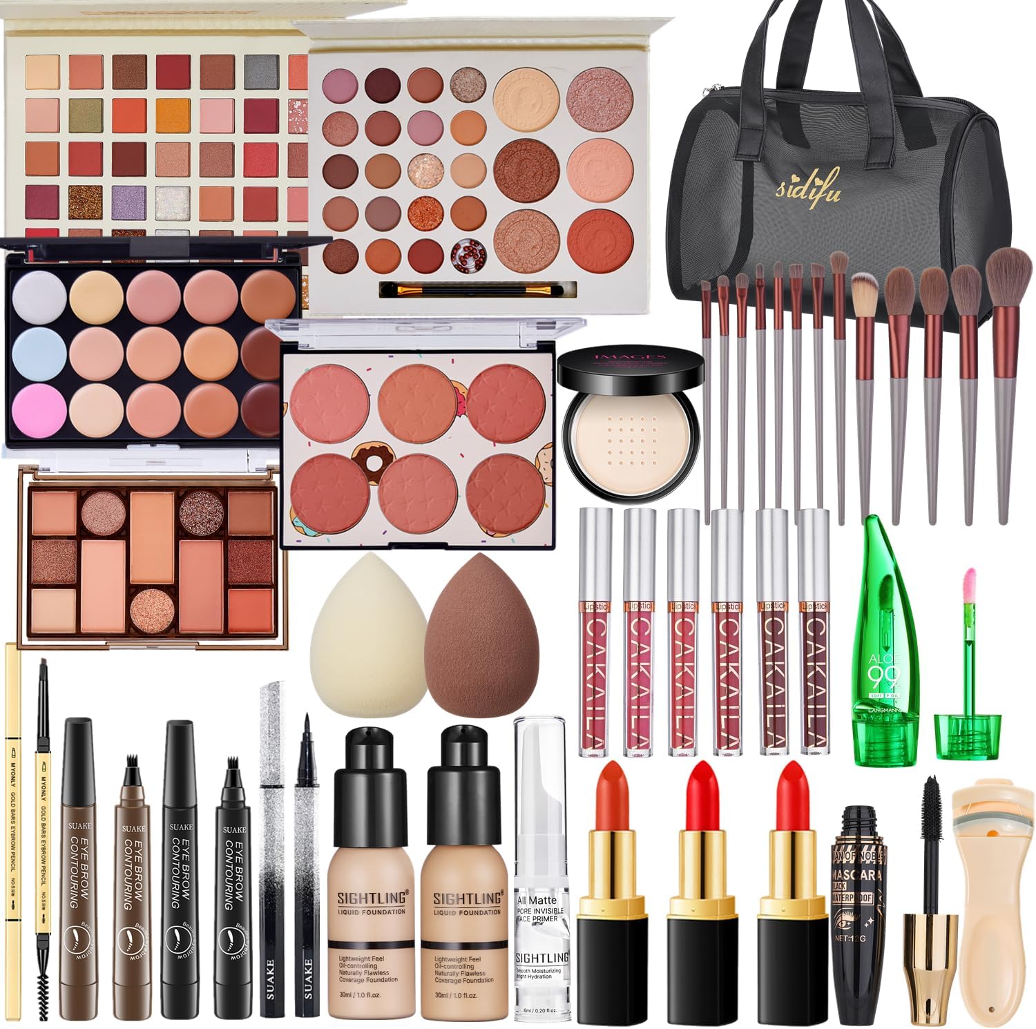 Amazon.com : All-in-one Makeup Full Gift Set for Women, Include Makeup ...