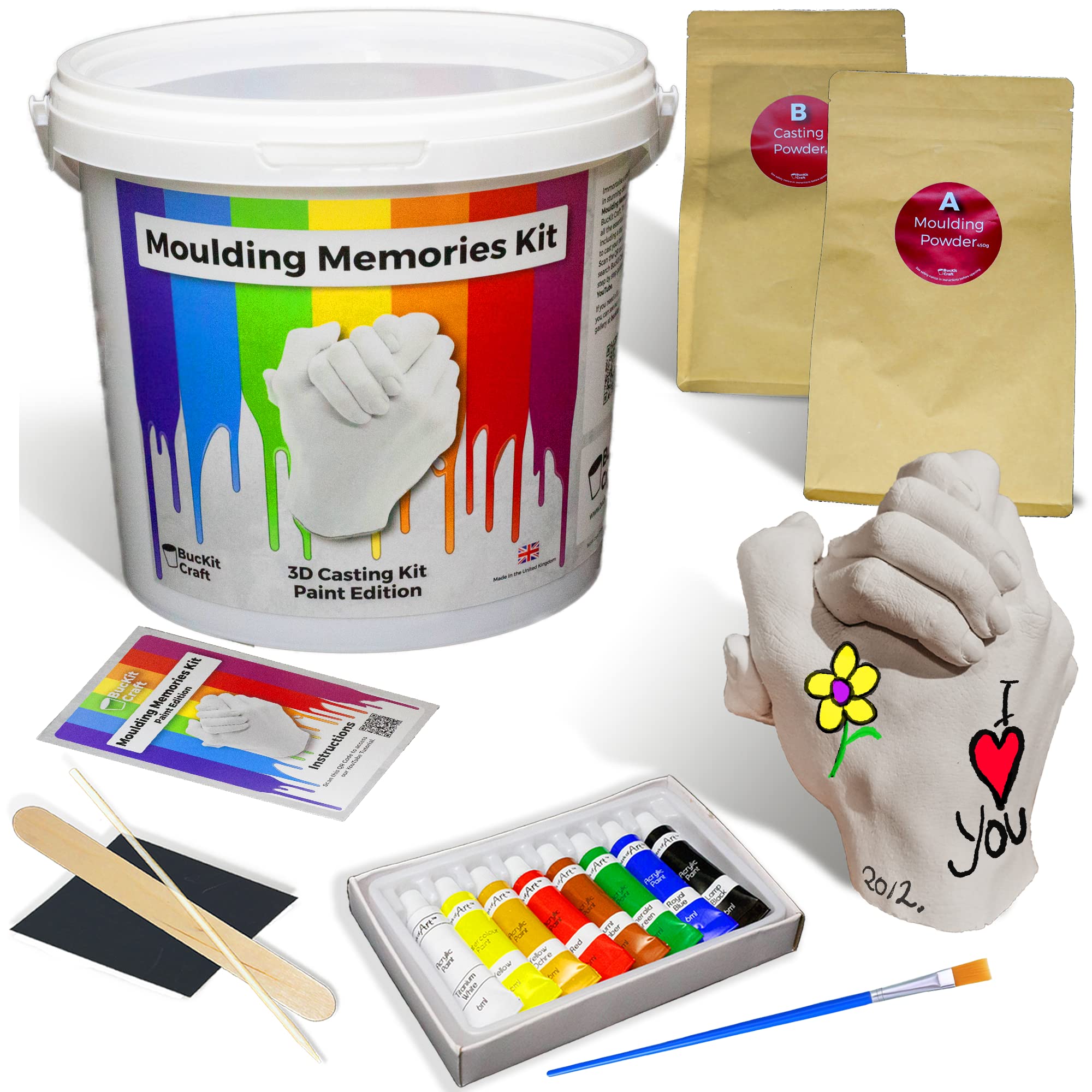 Buckit Craft3d Casting Kit Moulding Memories Kit Paint Edition Complete ...