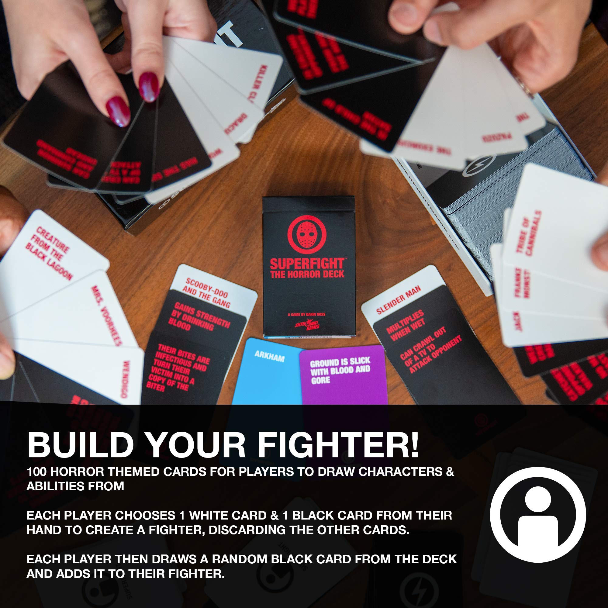 Snapklik.com : Skybound Superfight Horror Deck: 100 Themed Cards For ...