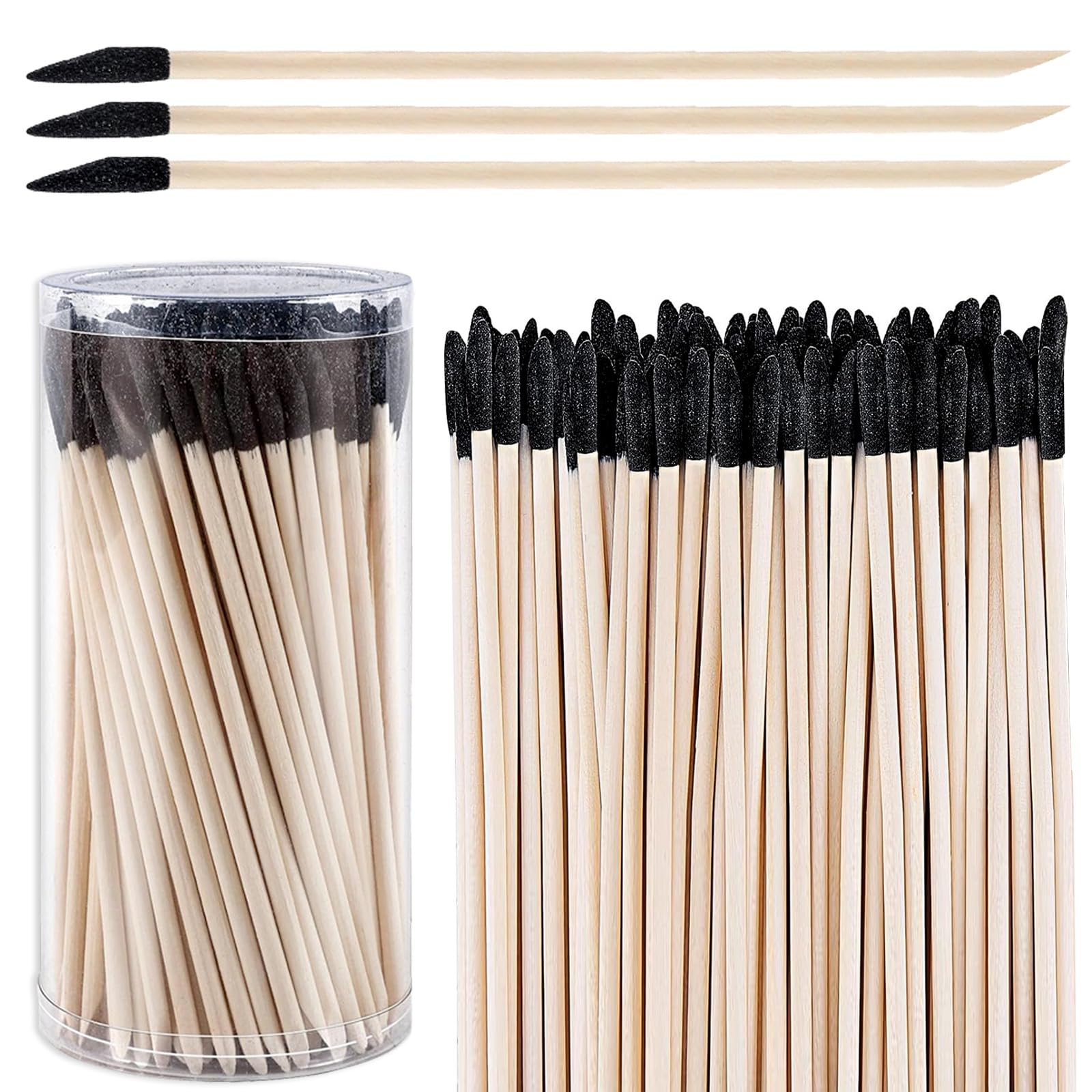 Snapklik.com : 55 Pcs Sanding Sticks, 150 Grit Fine Detailing Sanding ...