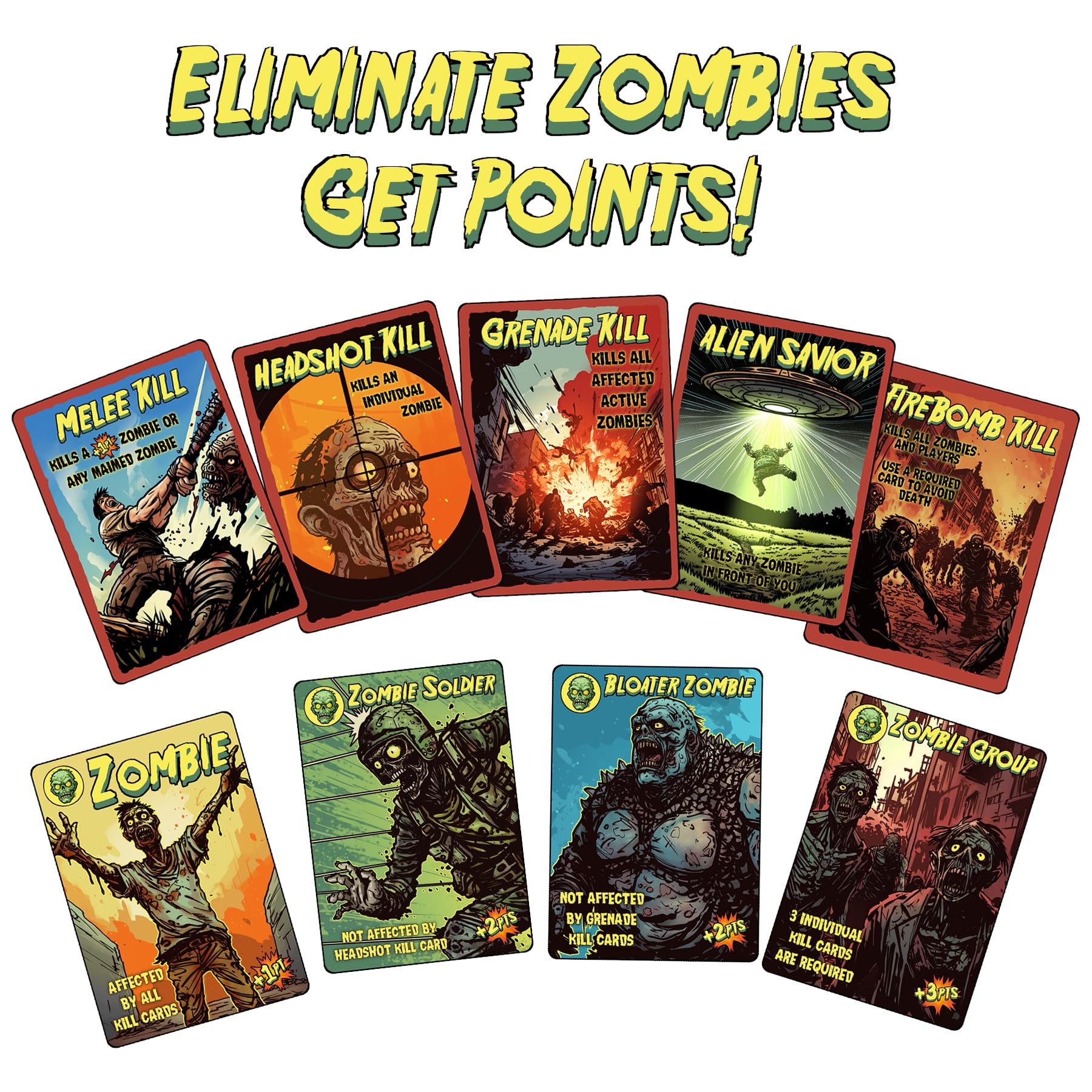 Snapklik.com : Zombie Apocalypse, A Card Game: high-Stakes Survival ...