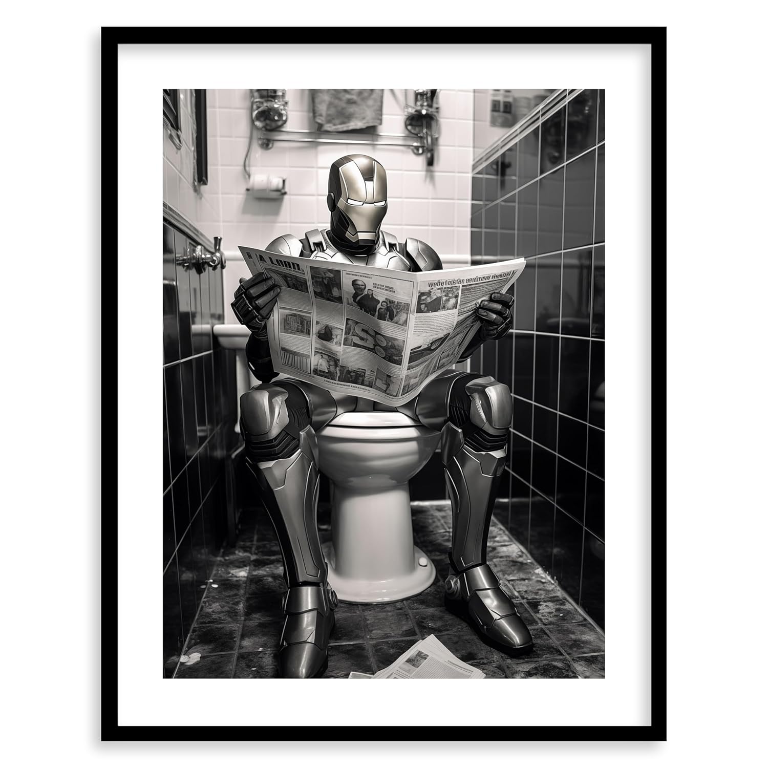 Amazon.com: Superhero Home Décor Art Print - Premium Giclee Fine Art ...