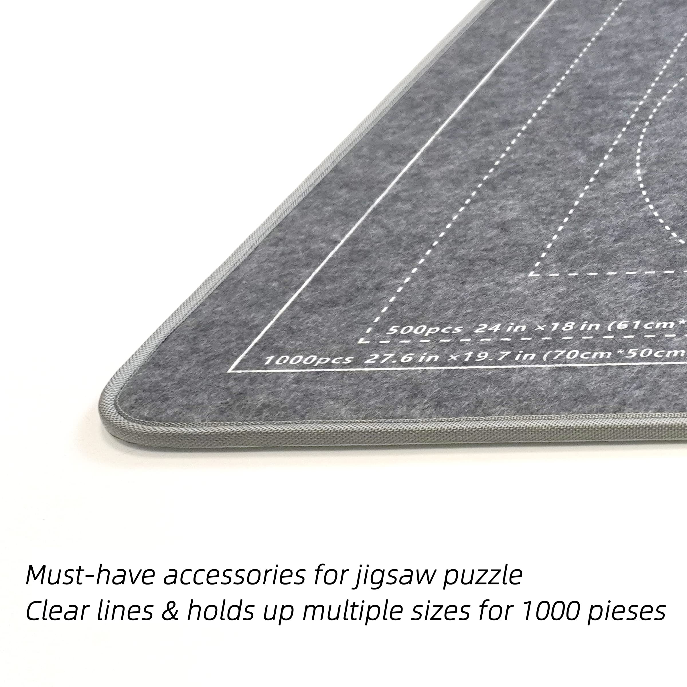 TELY Stiff-Felt Puzzle Board Tilt - Non-Slip Surface - Easy-Move Jigsaw ...