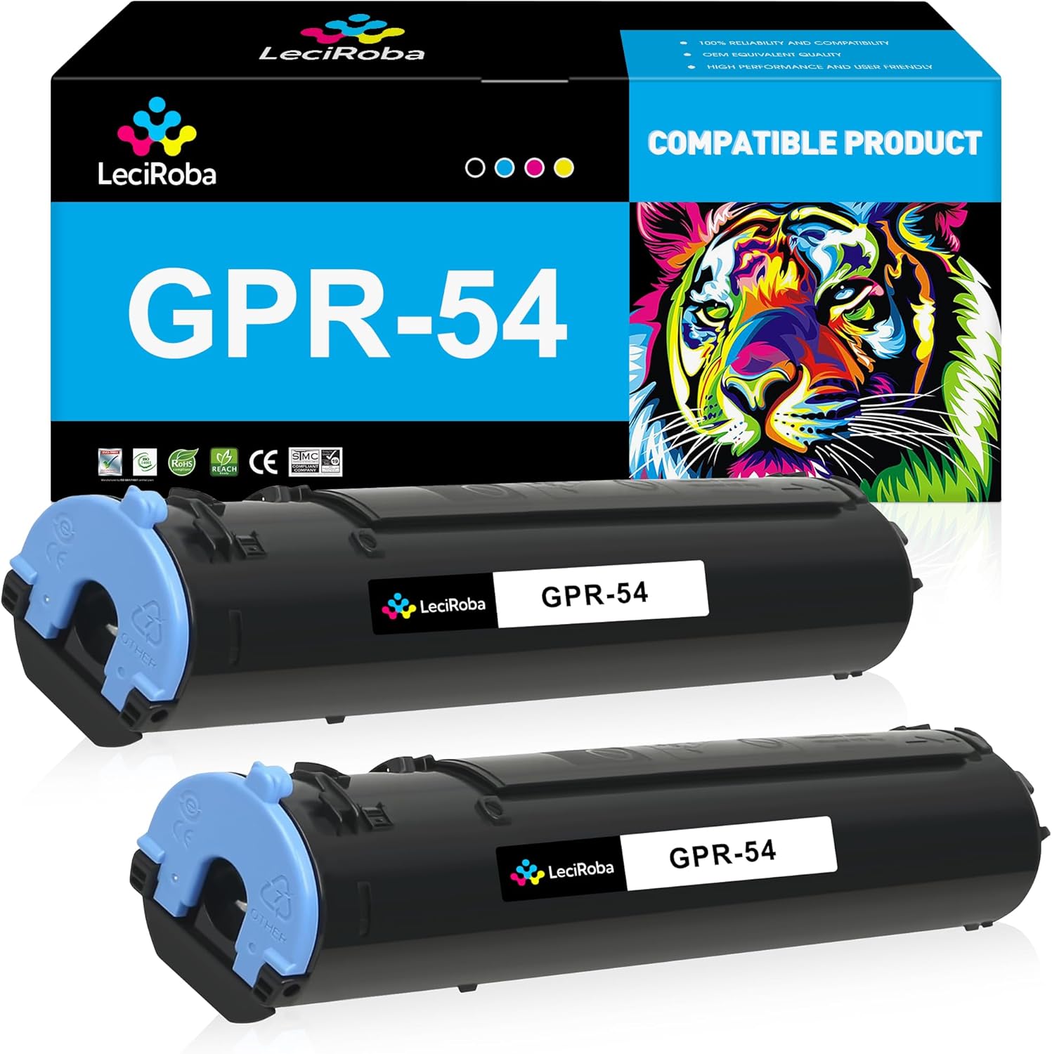 Amazon.com: LeciRoba GPR-54 GPR54 Toner Cartridge Replacement for Canon GPR-54 GPR54 Toner for ...