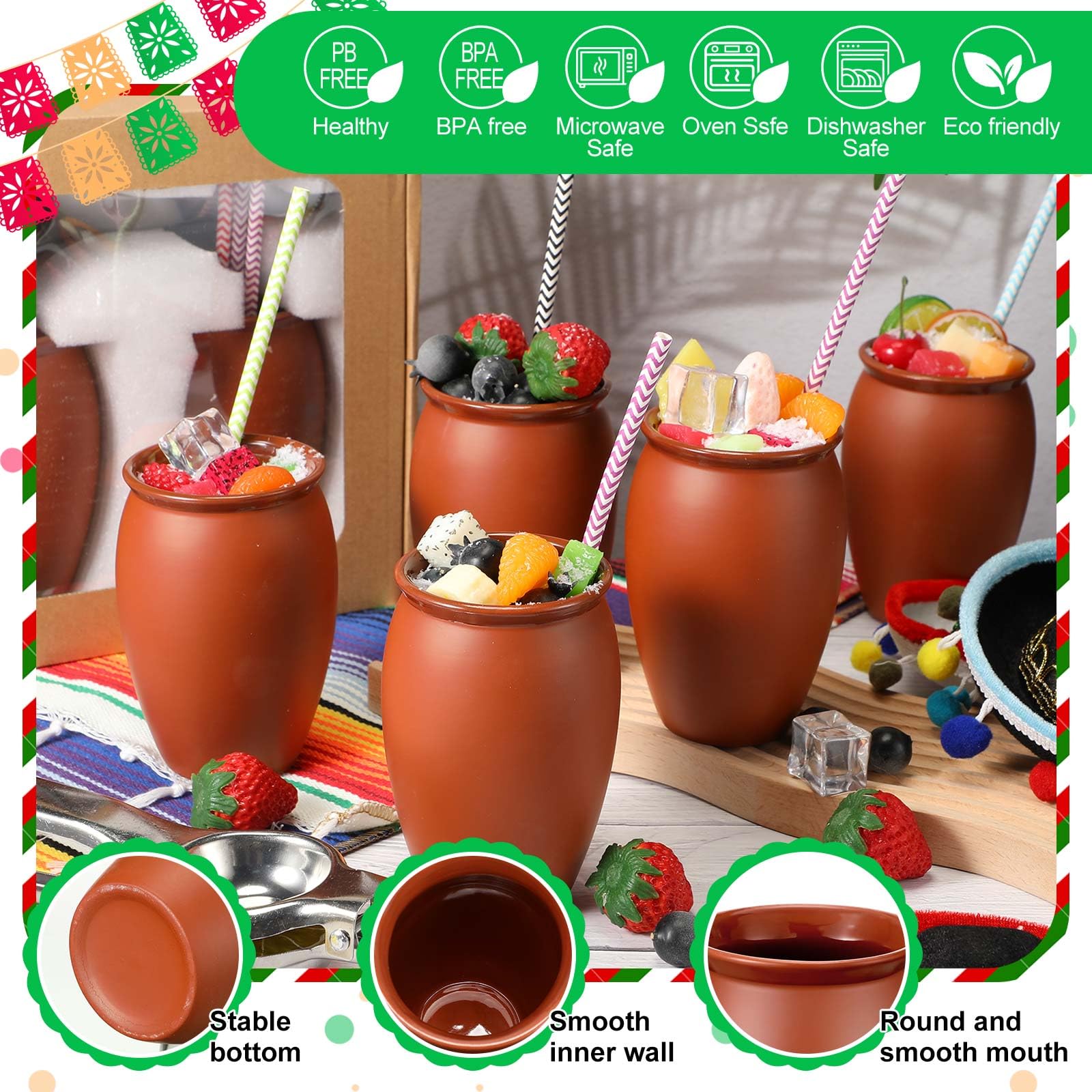 Fish Bowl Drinking Glass BigMouth Inc Funny Margarita Glass - Jumbo ...