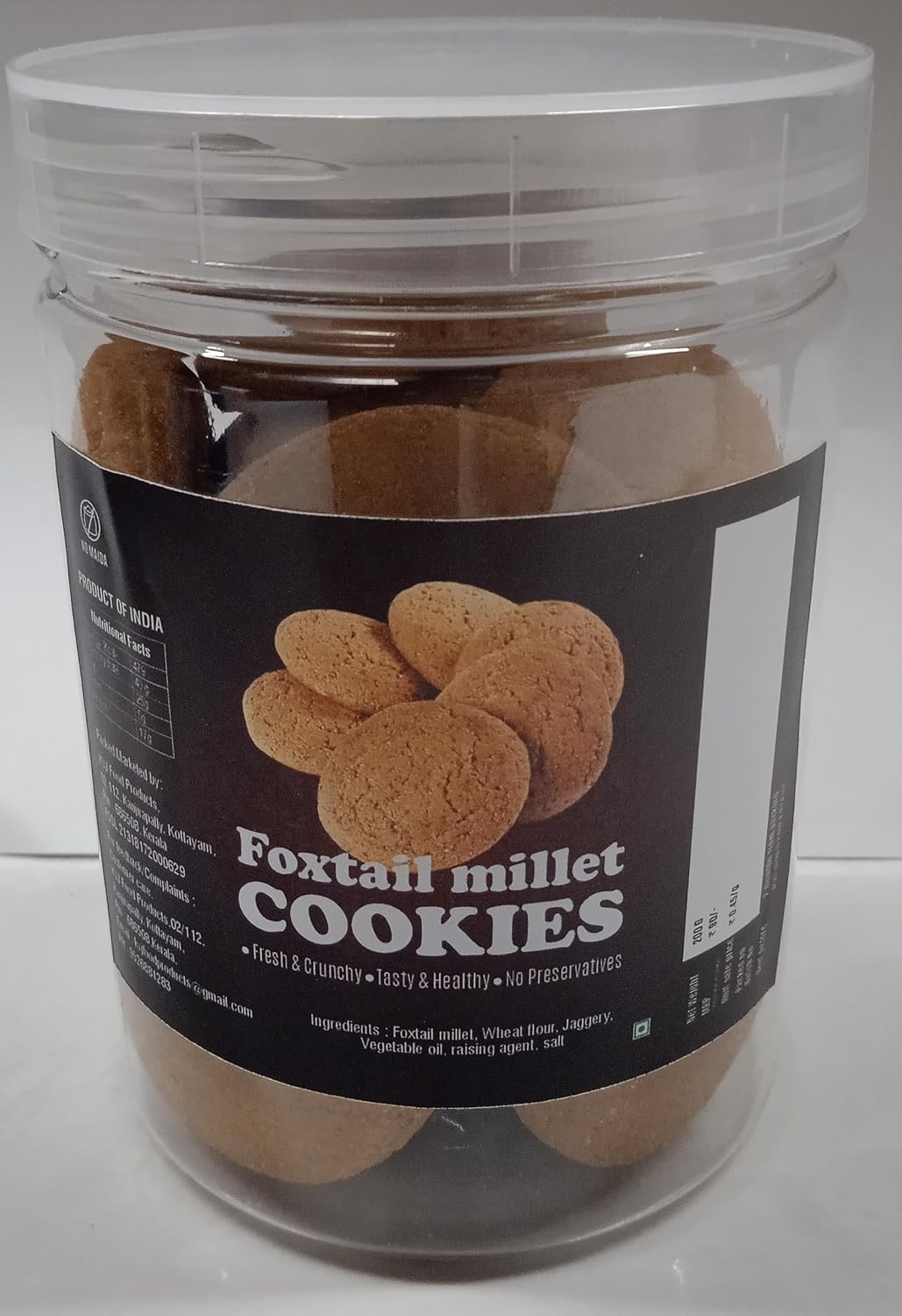 Foxtail Millet cookies |Free Of White Sugar & White Flour|100% Natural ...