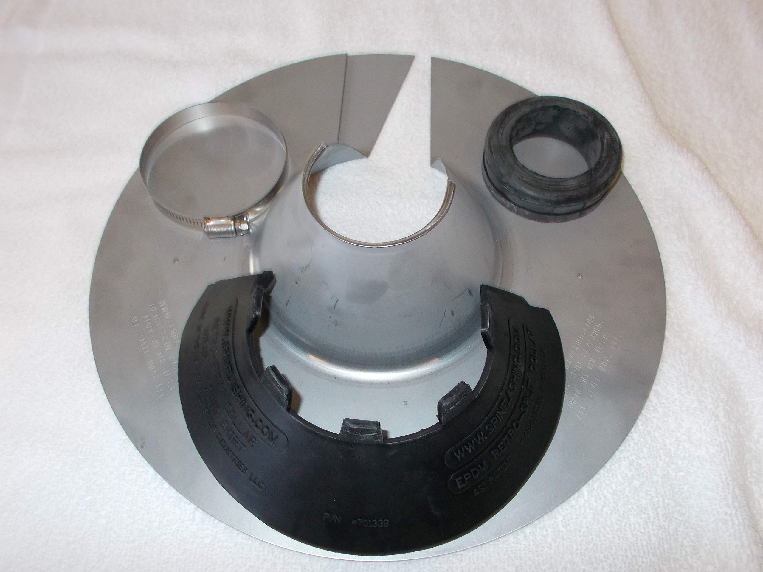 Electric Service Weatherhead Mast Retro-Spin Flashing Kits (2” Electric ...