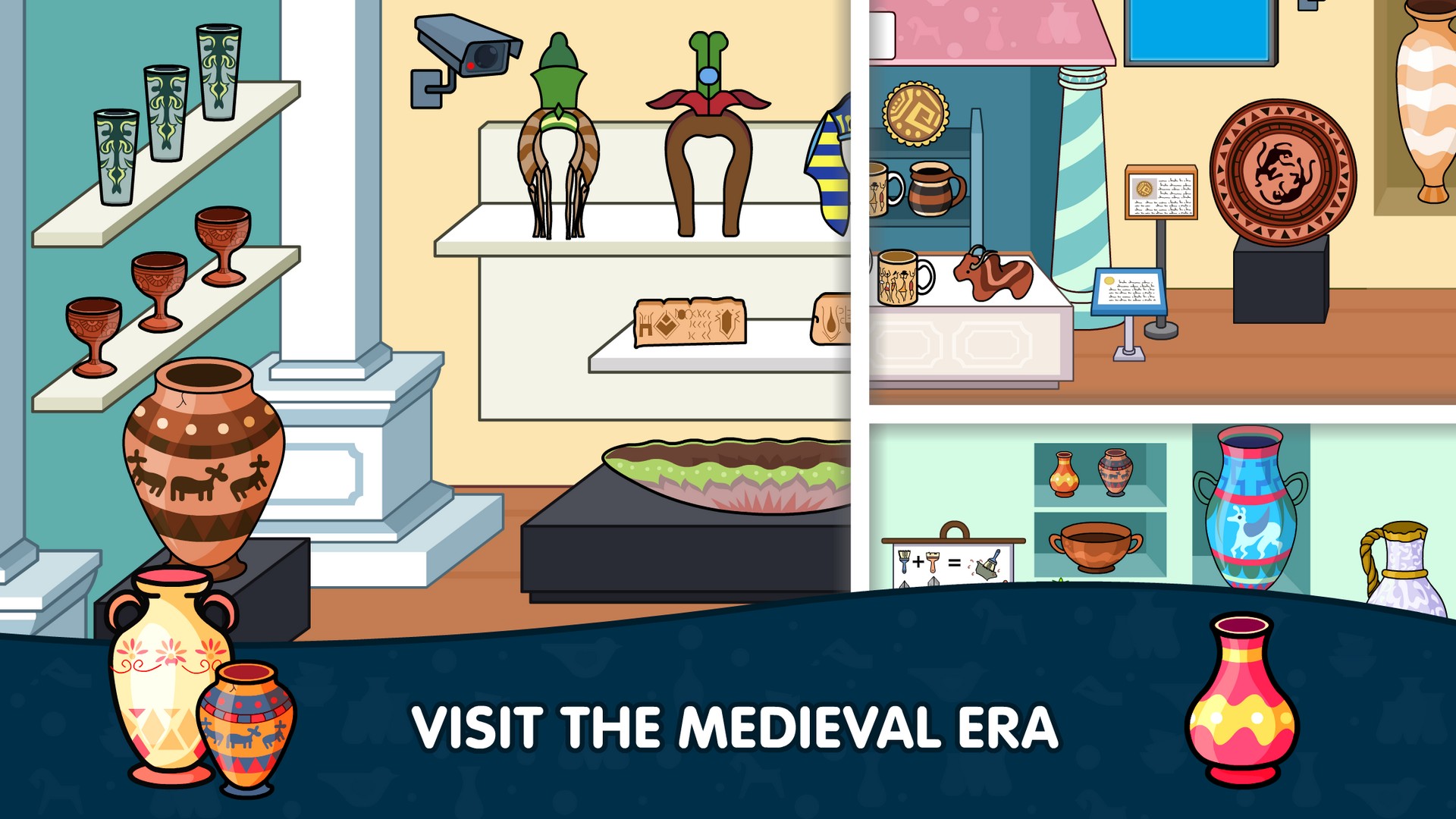 Tizi Town - My Museum Games - History and Science Games for Kids Free ...