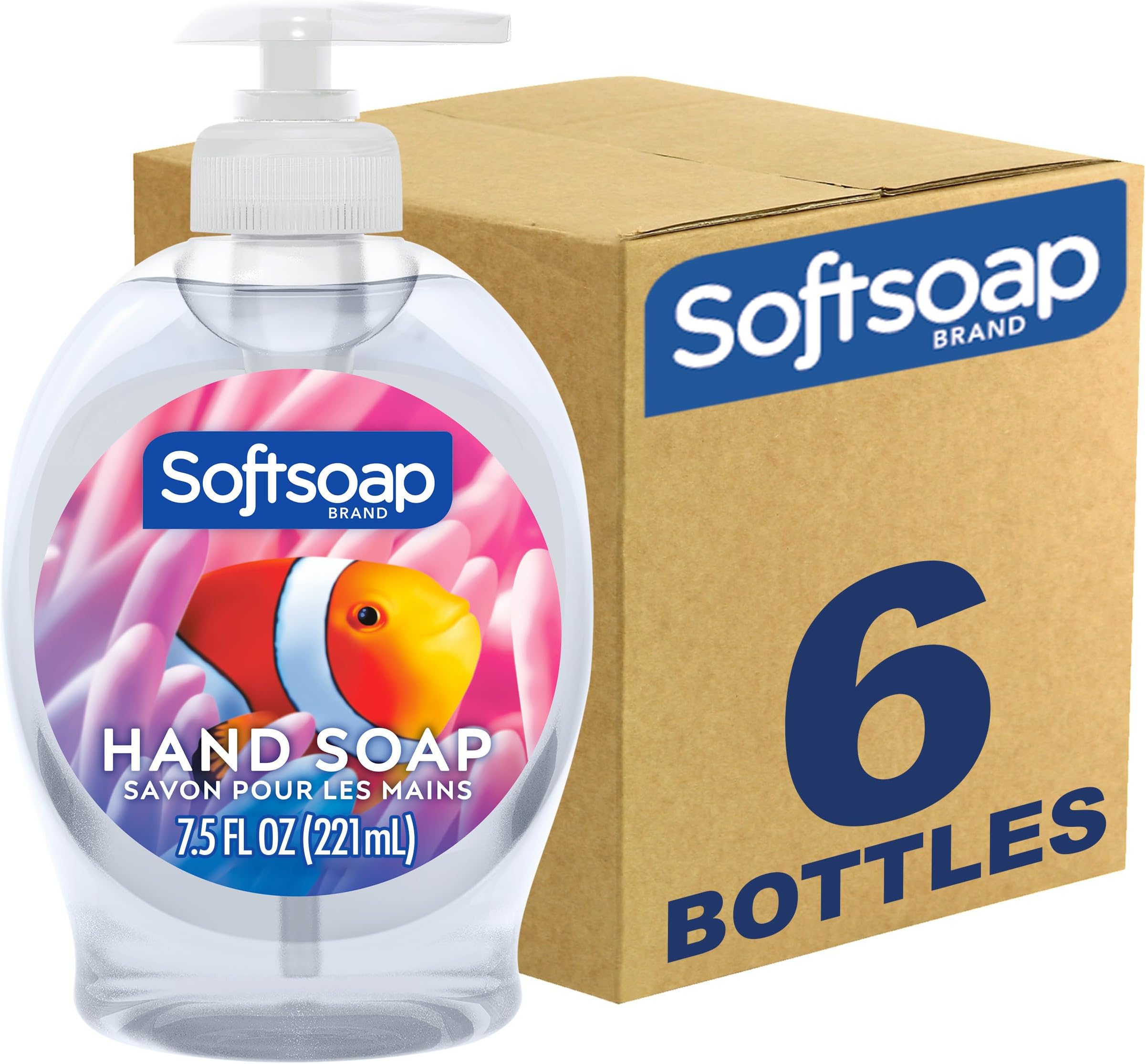 Amazon.com : Softsoap Liquid Hand Soap, Aquarium Series - 7.5 Fl Oz ...