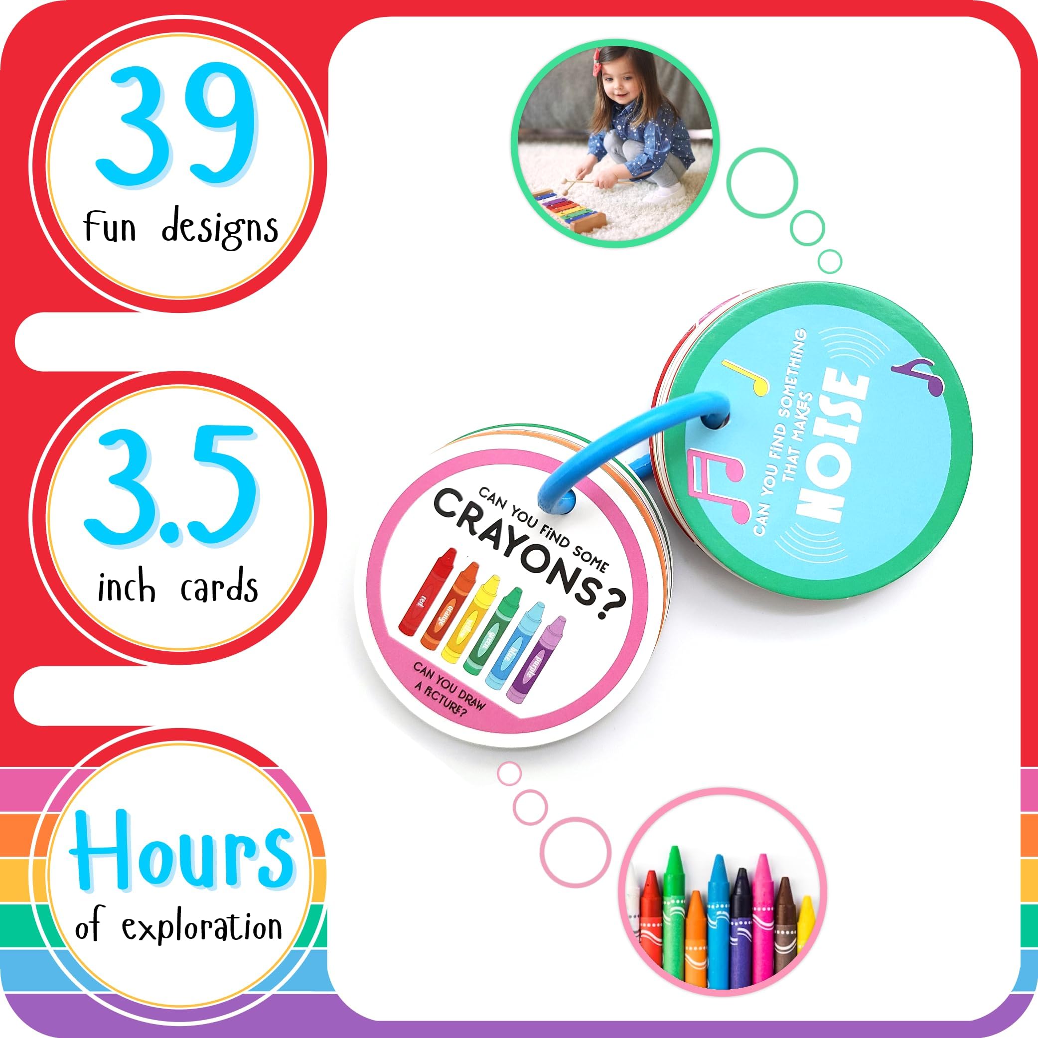 Snapklik.com : Childrens Scavenger Hunt Card Game - Toddler Card Games ...