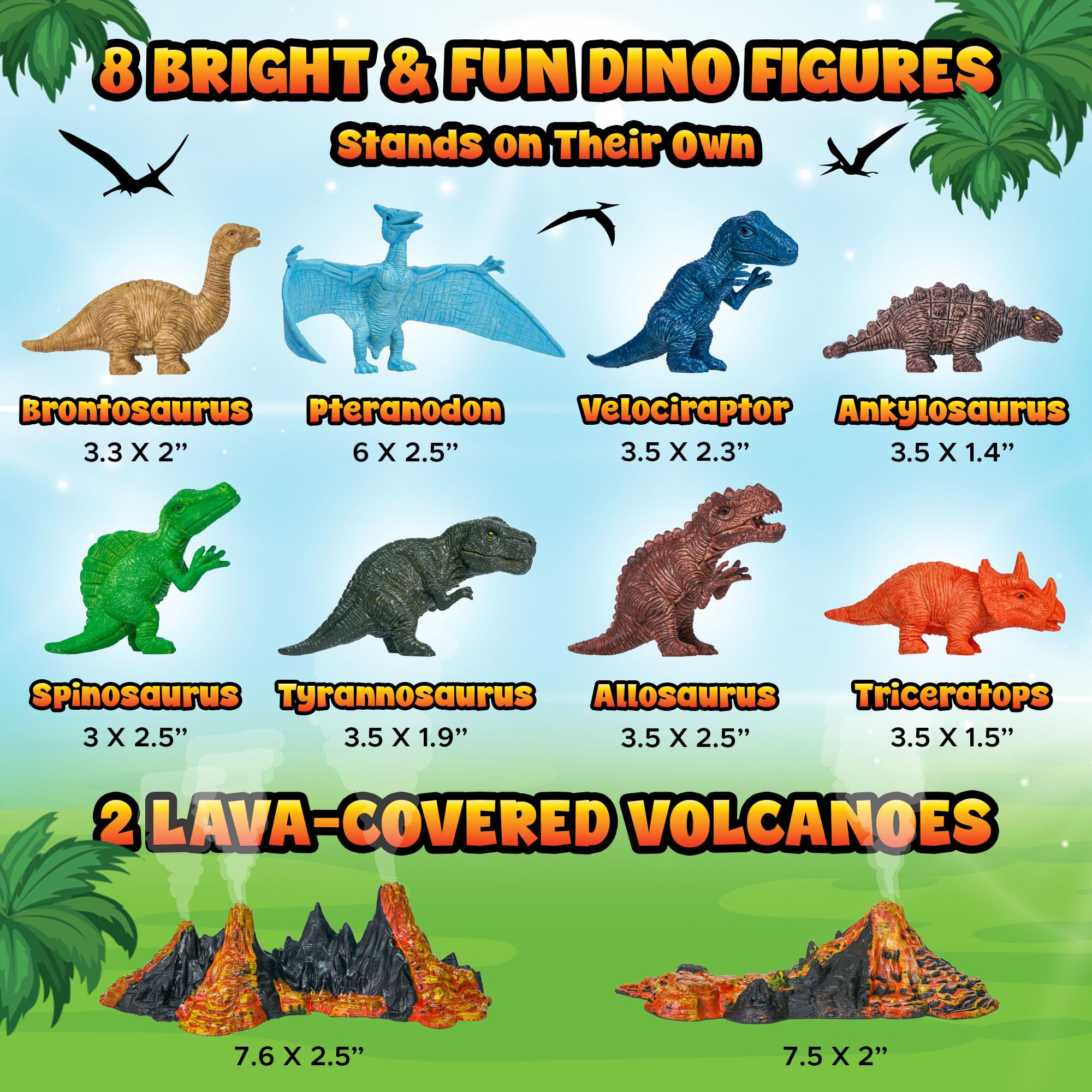 Dinosaurs Carry Case Set...B0DFGWZYPT | Encarguelo.com.ec