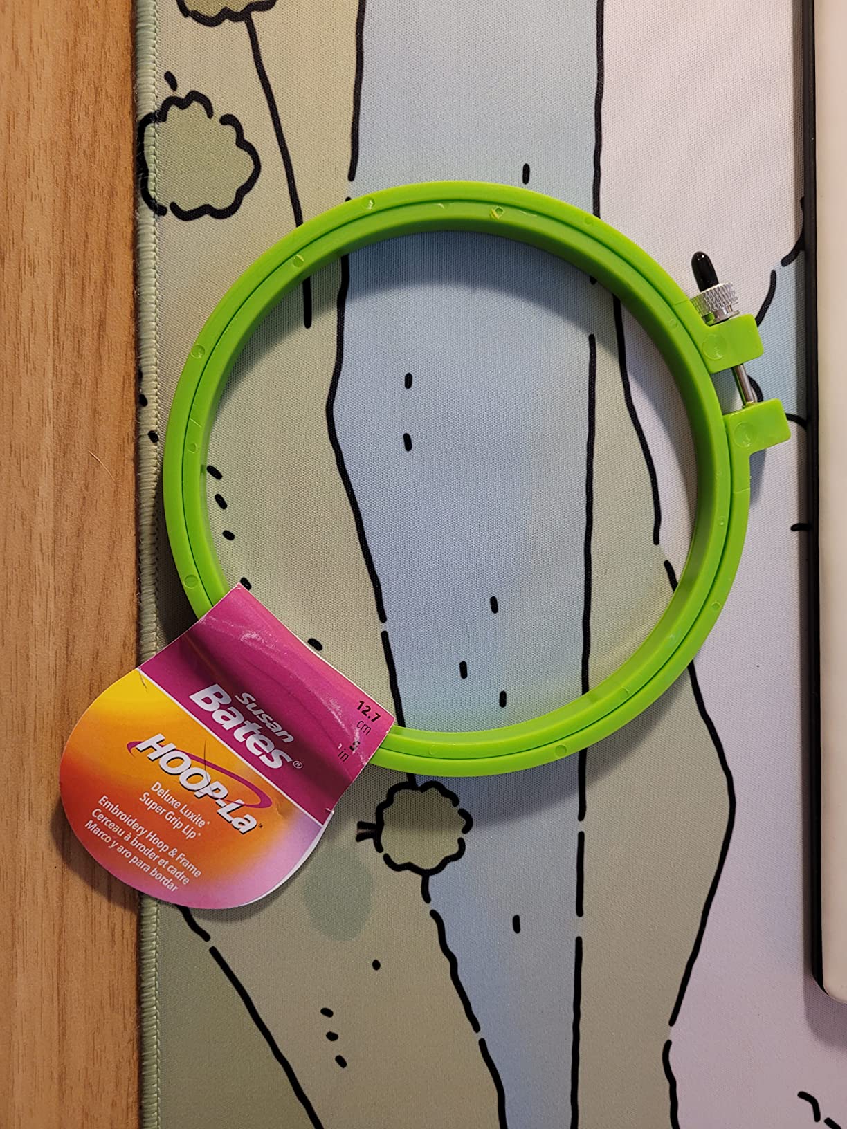 Amazon.com: Susan Bates Hoop-La Embroidery Hoop, 5-Inch