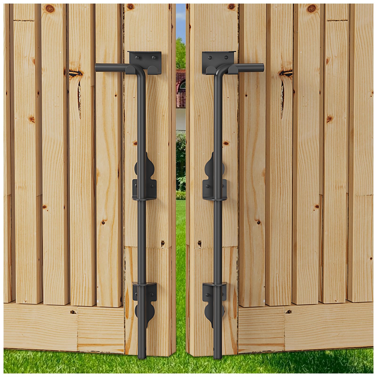 Double Gate Latch Hardware Nero Contemporary Lever Gate Latch Hardware