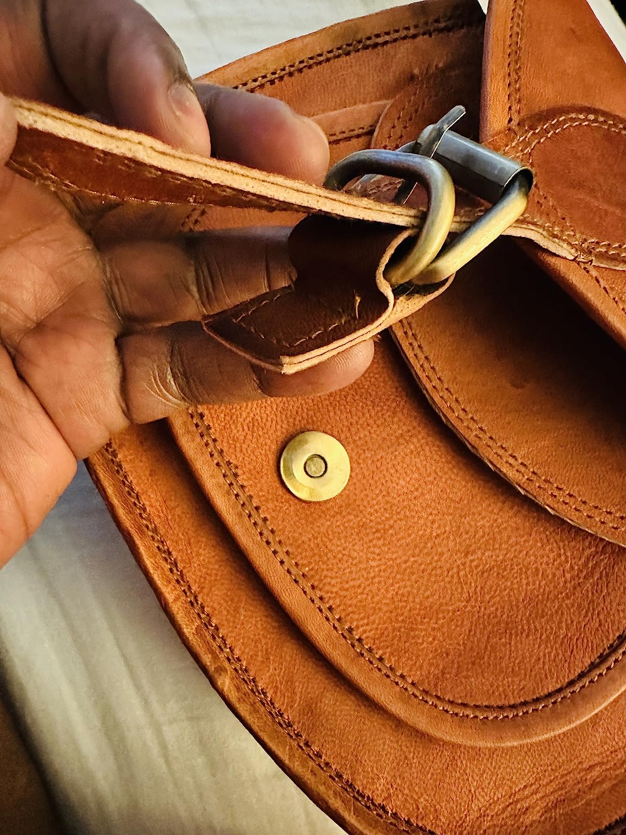 Amazon.com: Women’s Handmade Leather Boho-Gypsy Purse by Leather Native ...