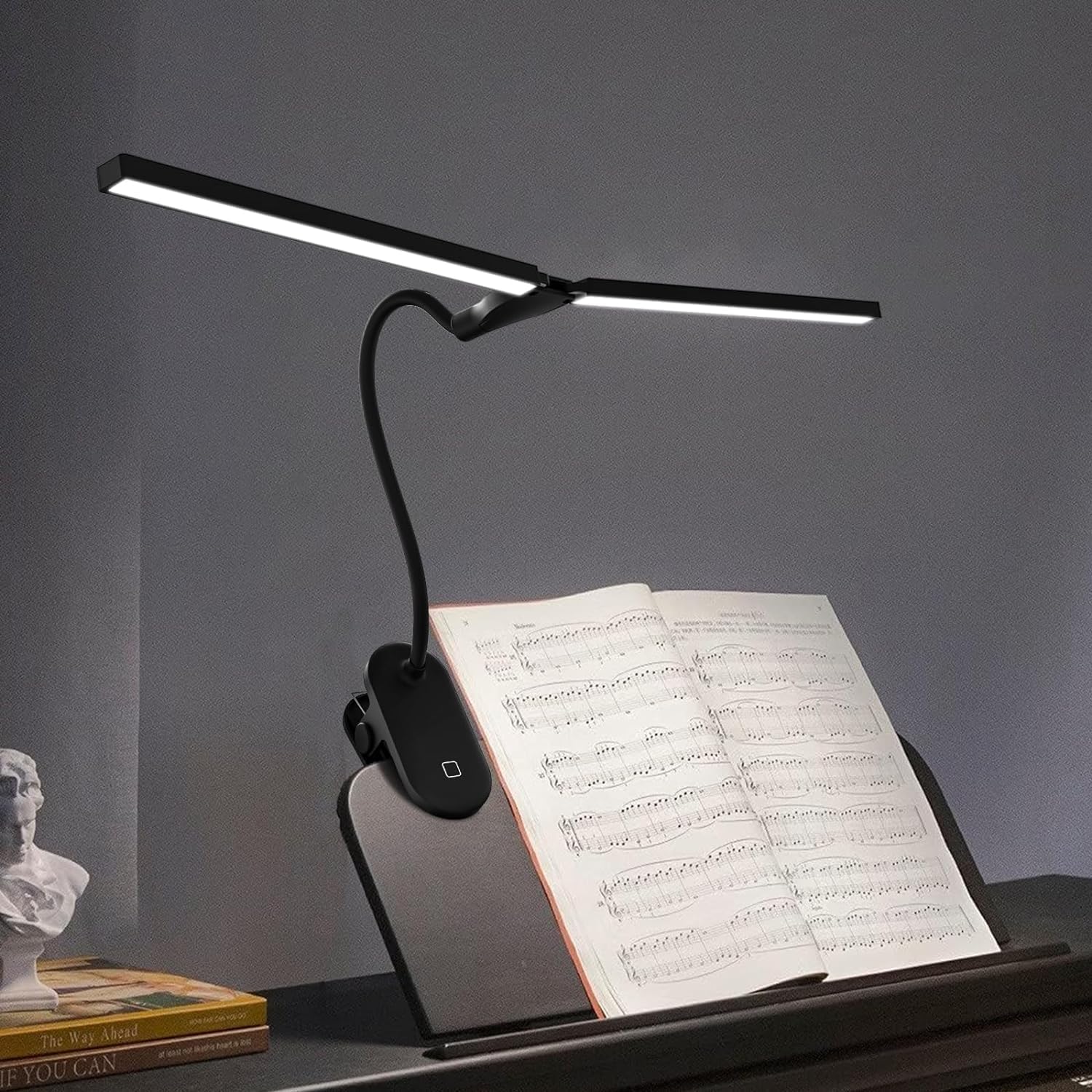Amazon.com: LamparaDecor LED Music Stand Lights - Clip on Rechargeable ...