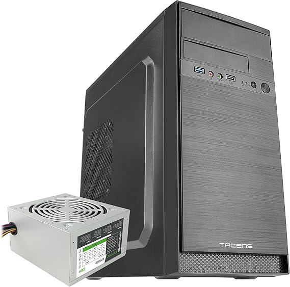 TACENS ANIMA AC4500 - Case per PC Micro ATX + Alimentatore 500W, Nero ...