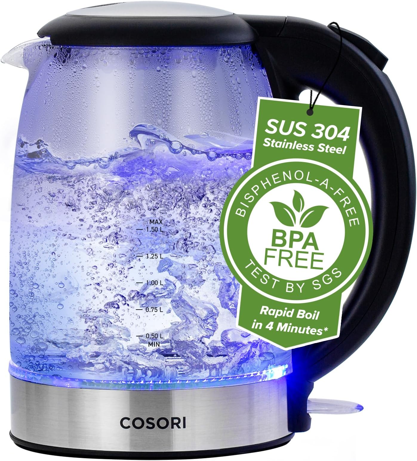 Russell Hobbs 22851 Brita Filter Purity Electric Kettle, Illuminating ...