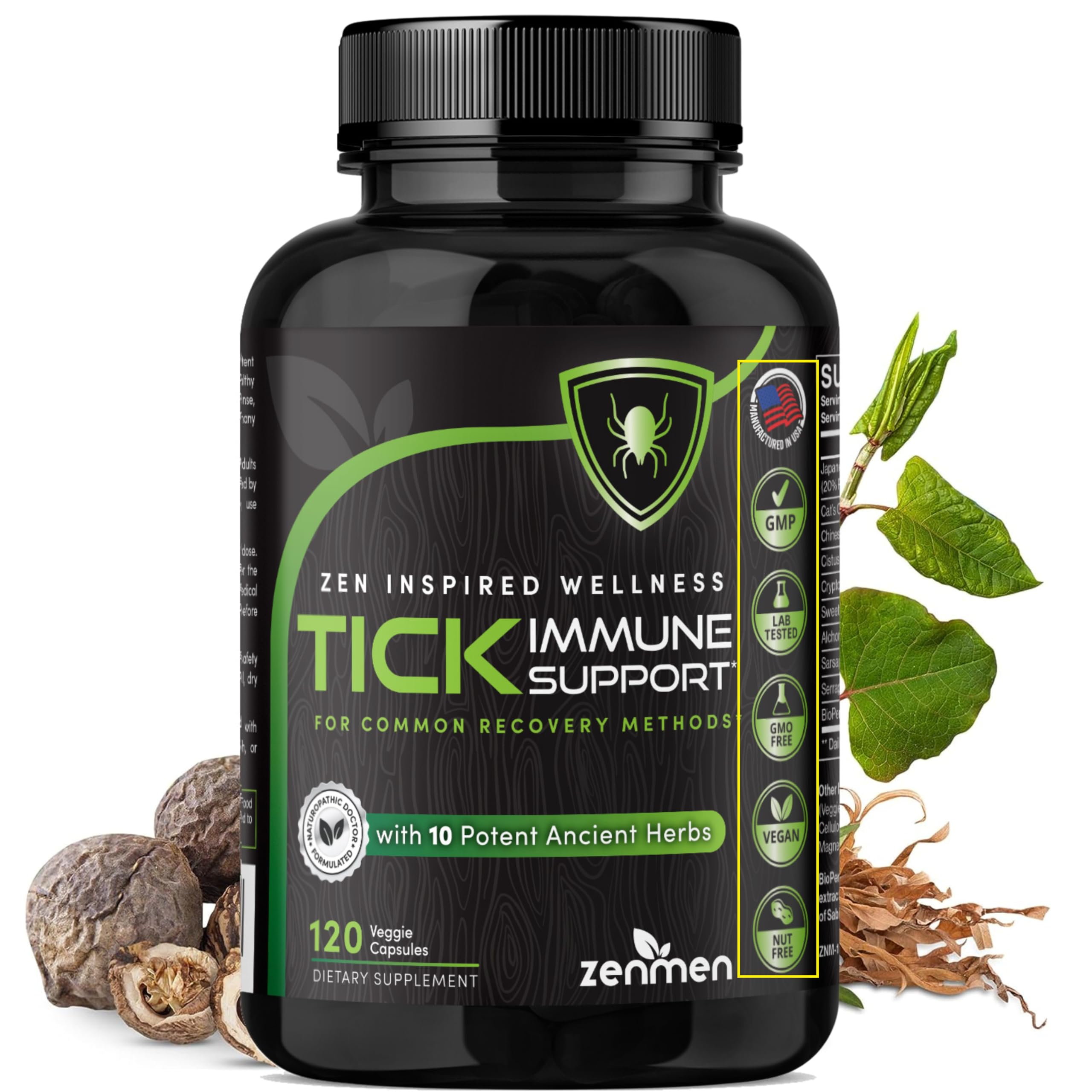 Buy Tick Immune Support Supplement - Japanese Knotweed, Cat's Claw ...