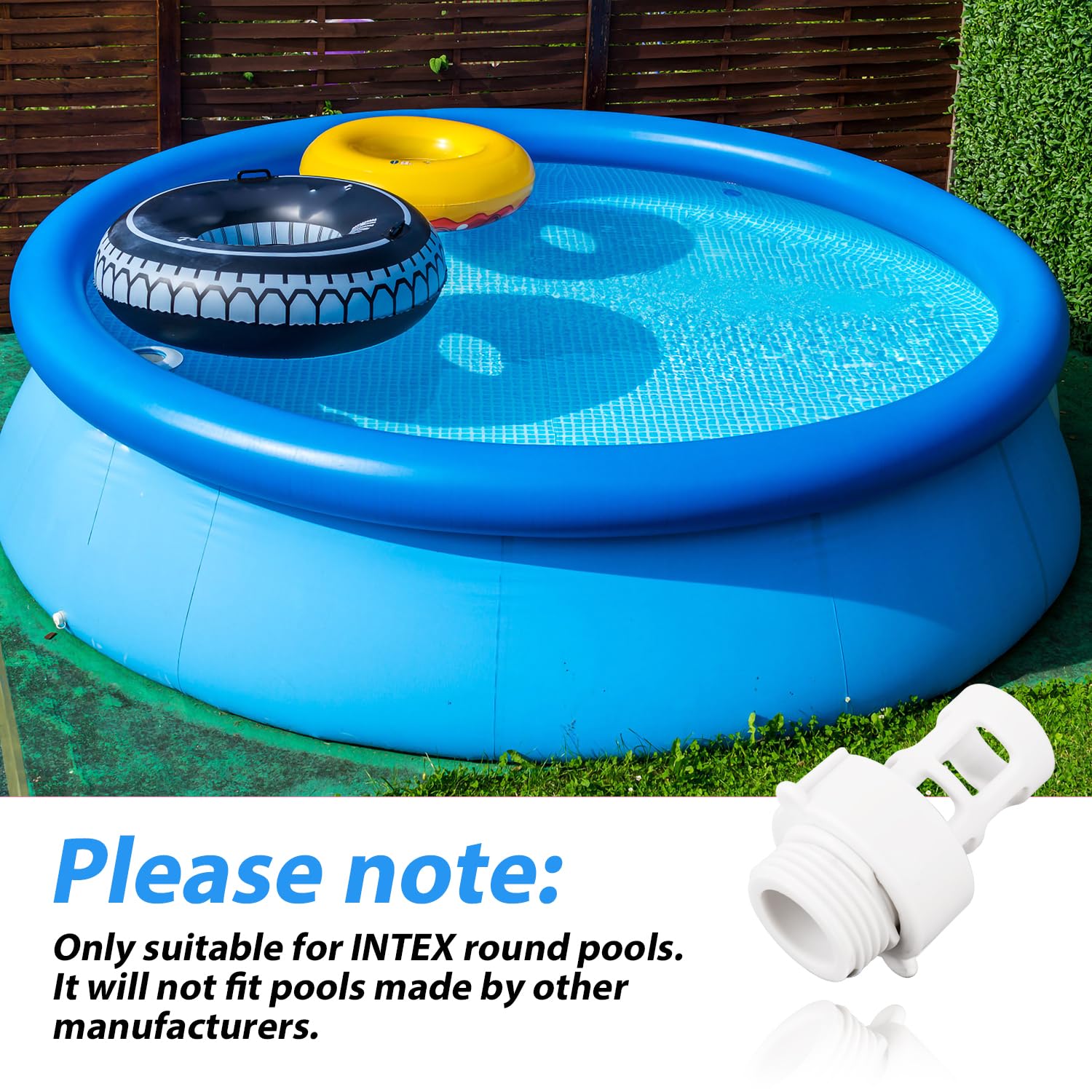 NQEUEPN Pool Drain Connector, 10184 Pool Drain Hose Adapter Hose Drain ...