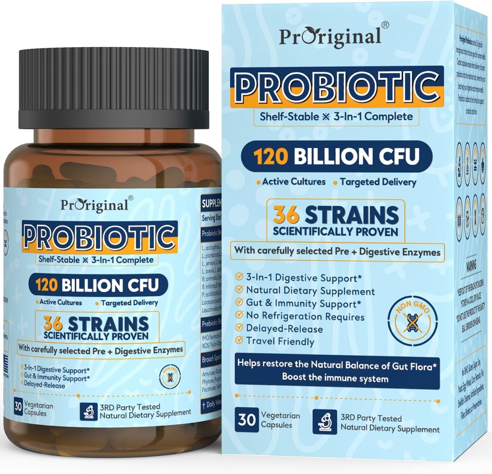 Amazon.com: Peptiva Advanced 50 Billion CFU Probiotic - Digestive ...