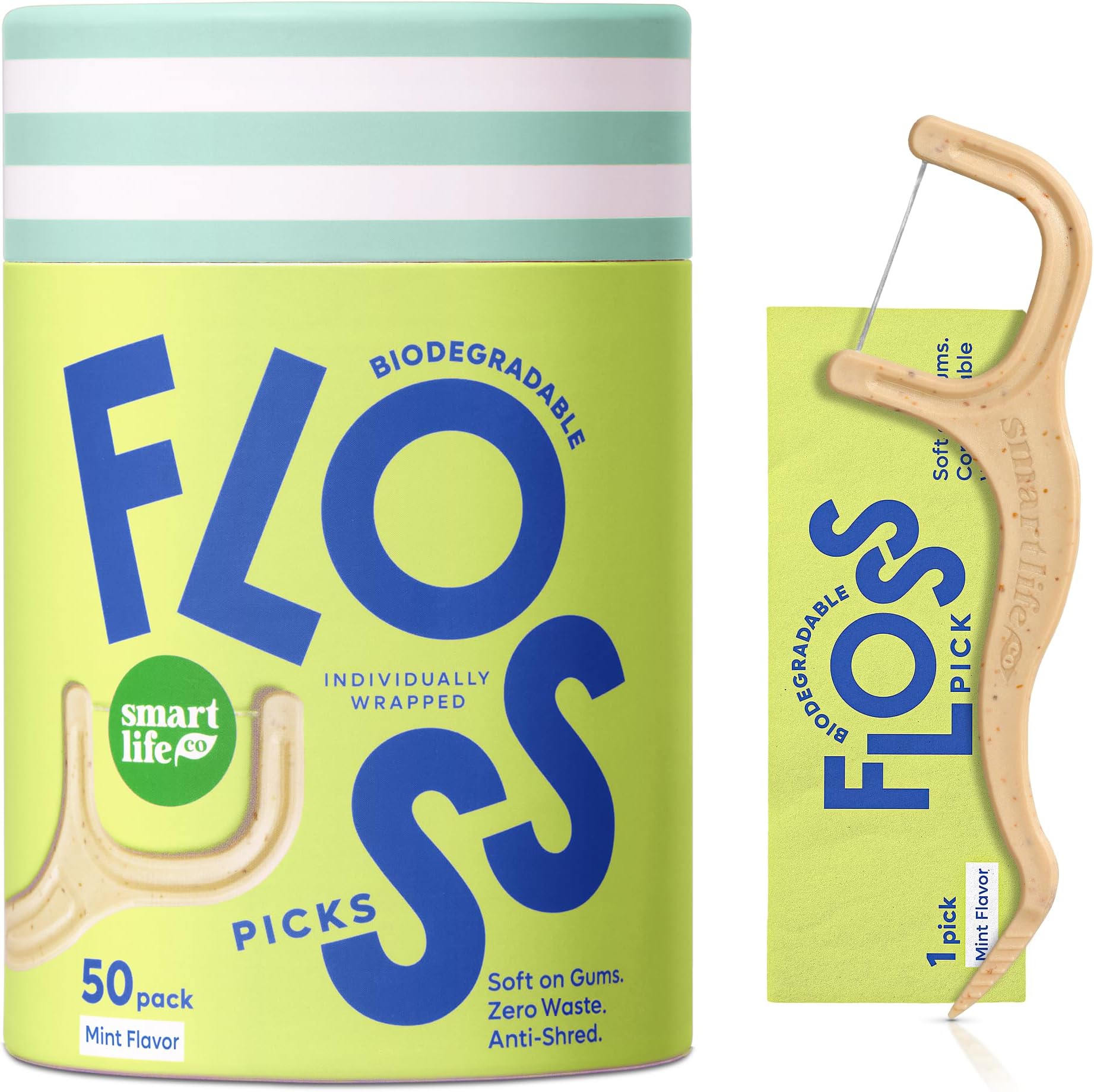Amazon.com : Dental Floss Picks Flossers Individually Wrapped 350 Count ...