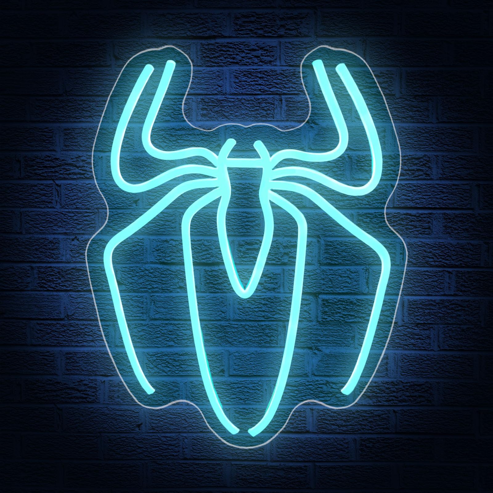 Neon Green Spiderman Logo