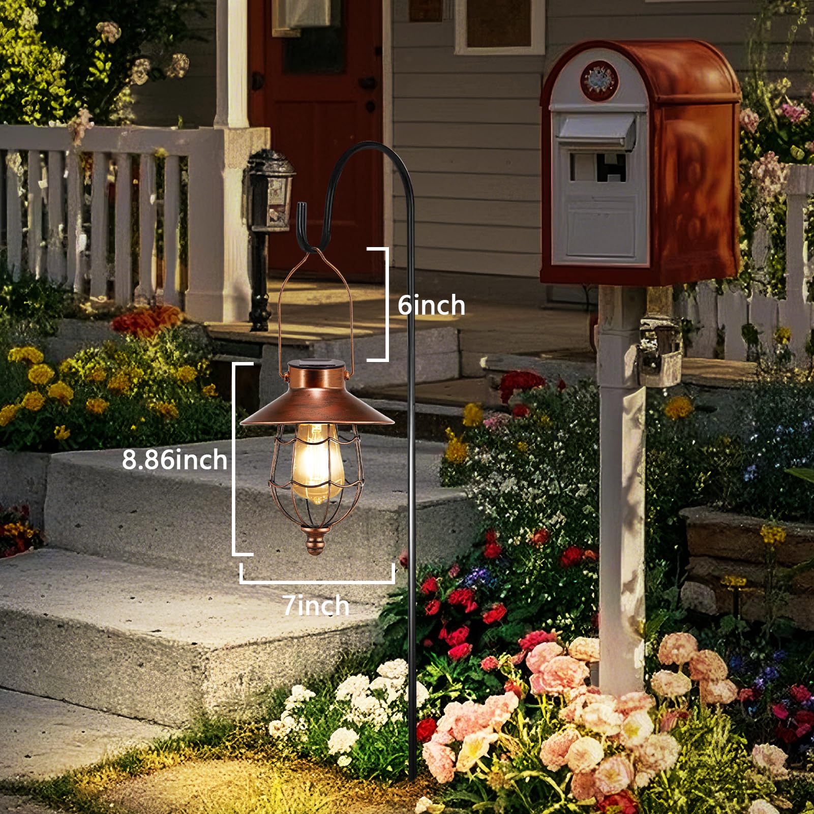 Edison Outdoor Column Lights ZGJYSP Fence Pathway Fence Post Light