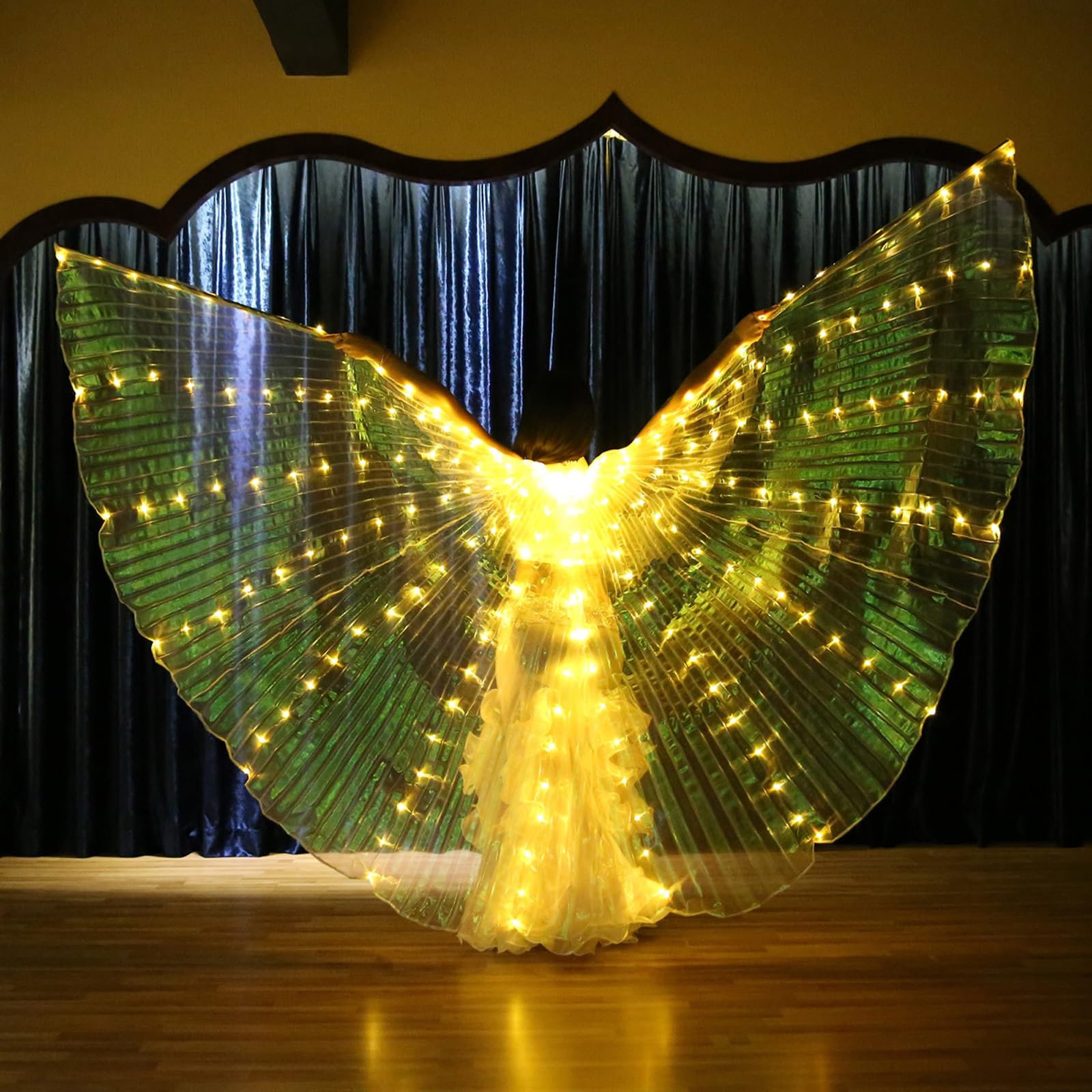 Snapklik.com : Ragyzity LED Isis Wings, Led Lights Belly Dance Isis ...