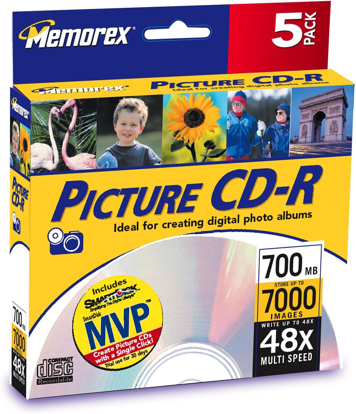 Amazon.com: Memorex 700MB 48x CD-R (5-Pack) : Electronics