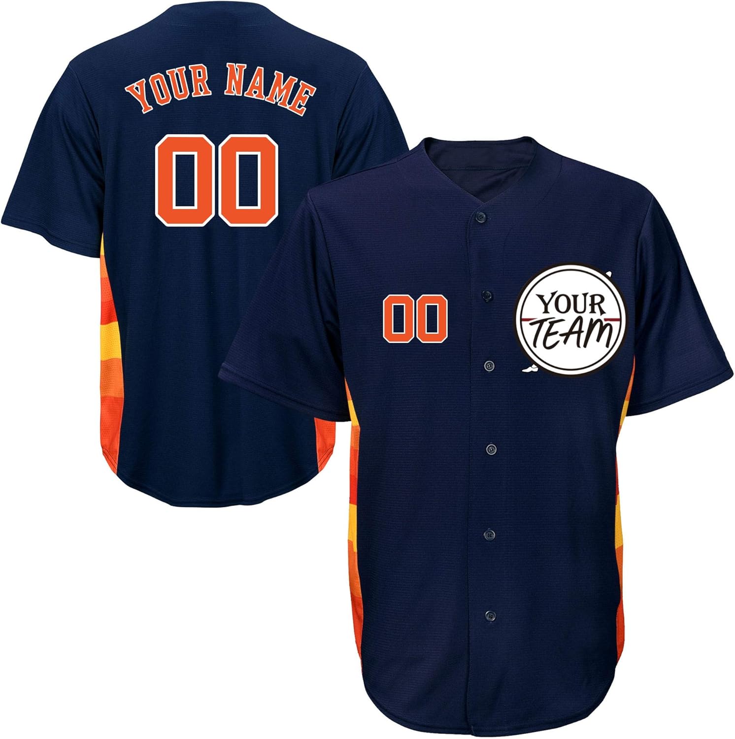 Amazon Custom Baseball Jersey Design Your Name Numbers Navy Shirt Amazon Custom Baseball Jersey Design Your Name Numbers Navy Shirt