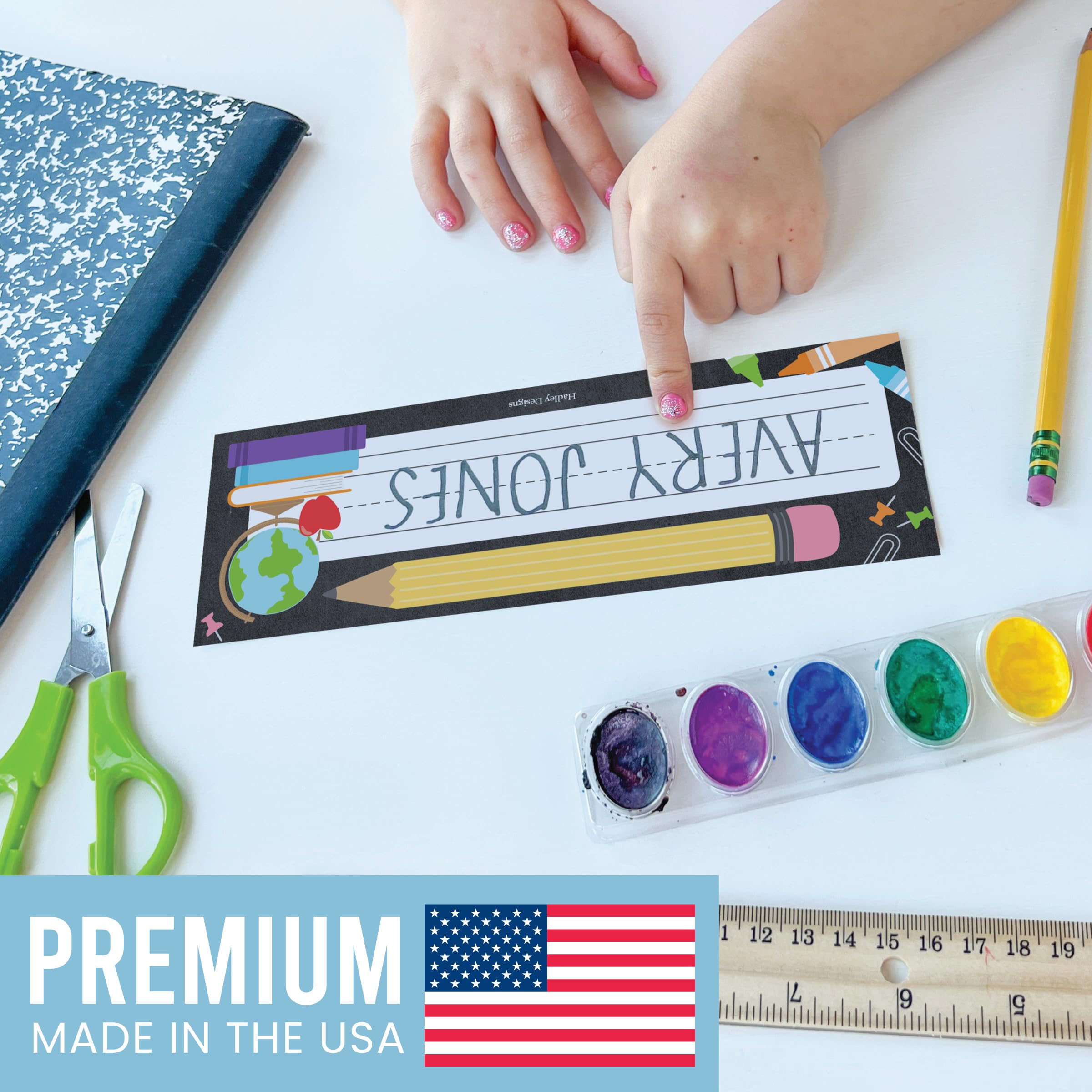Snapklik.com : Hadley Designs Desk Name Tags For Classroom - 25 Student ...