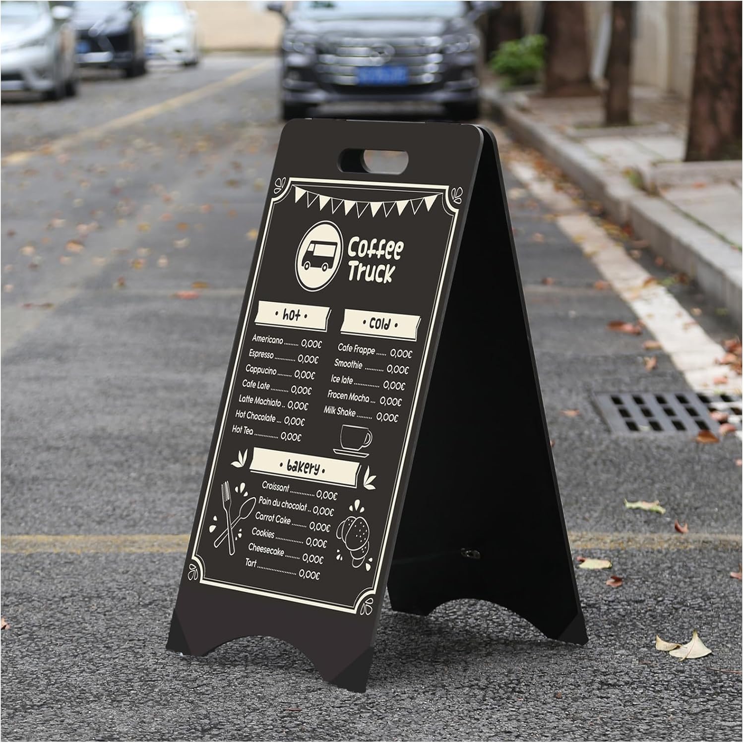 A-Frame Chalkboard Sign 15 x 30 Double Sided Displays Floor Standing ...