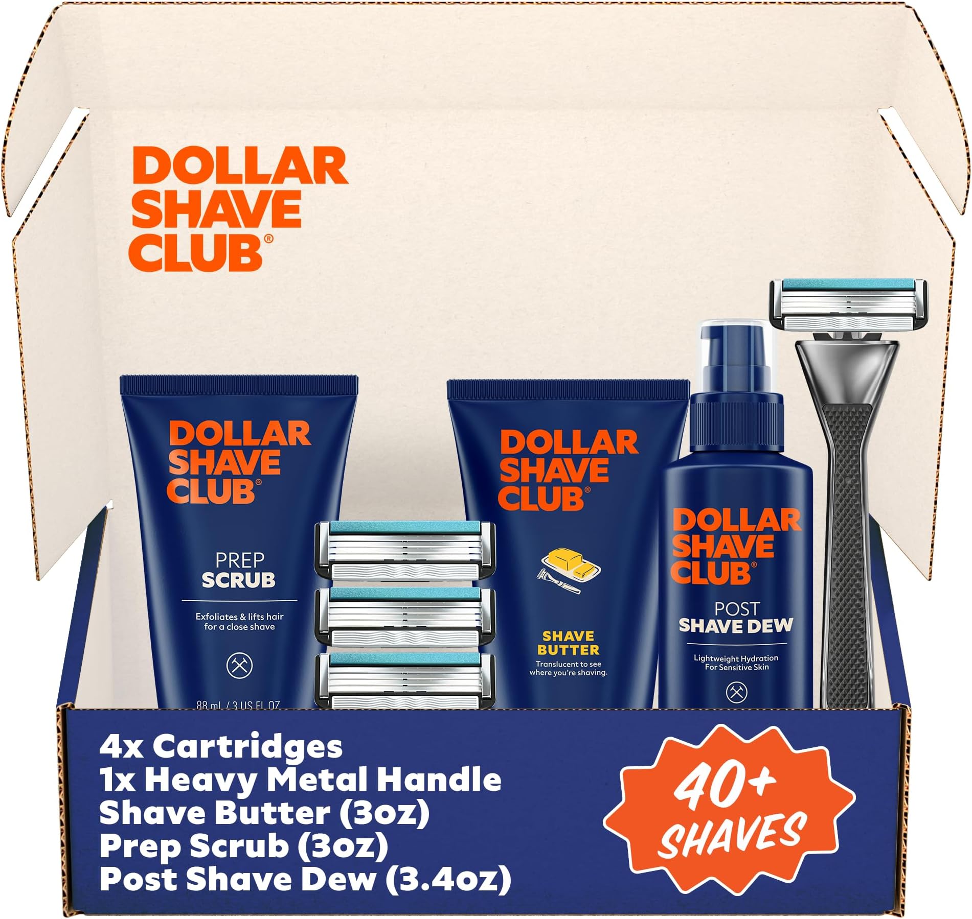 Amazon.com: Dollar Shave Club | The Total Package Gift Set | 4 Swift ...