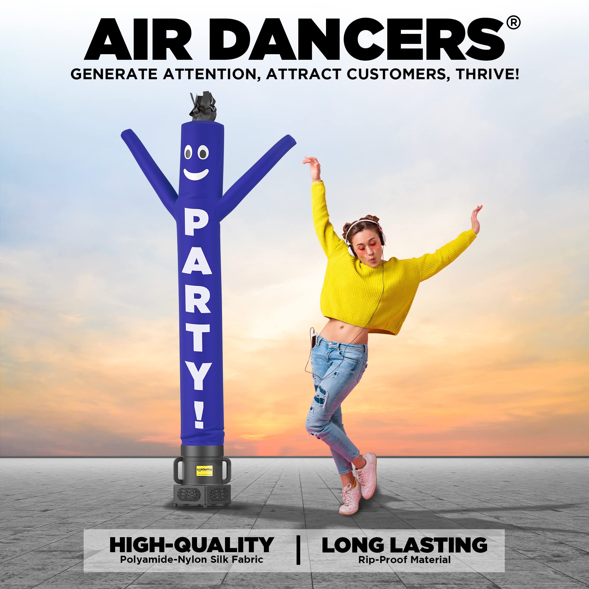 Snapklik.com : LookOurWay Air Dancers Wacky Waving Inflatable Tube Man ...