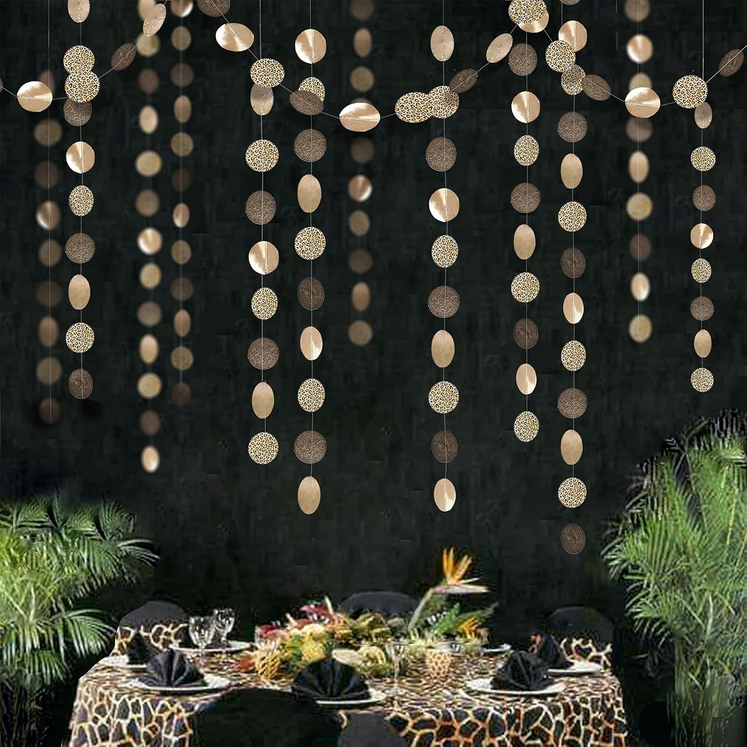 Amazon.com: Cheerland Cheetah Party Decorations Leopard Print Birthday ...