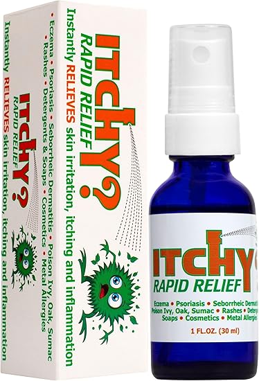 Amazon.com: Itchy Anti Itch Spray - Itch Relief Spray for Adults and ...