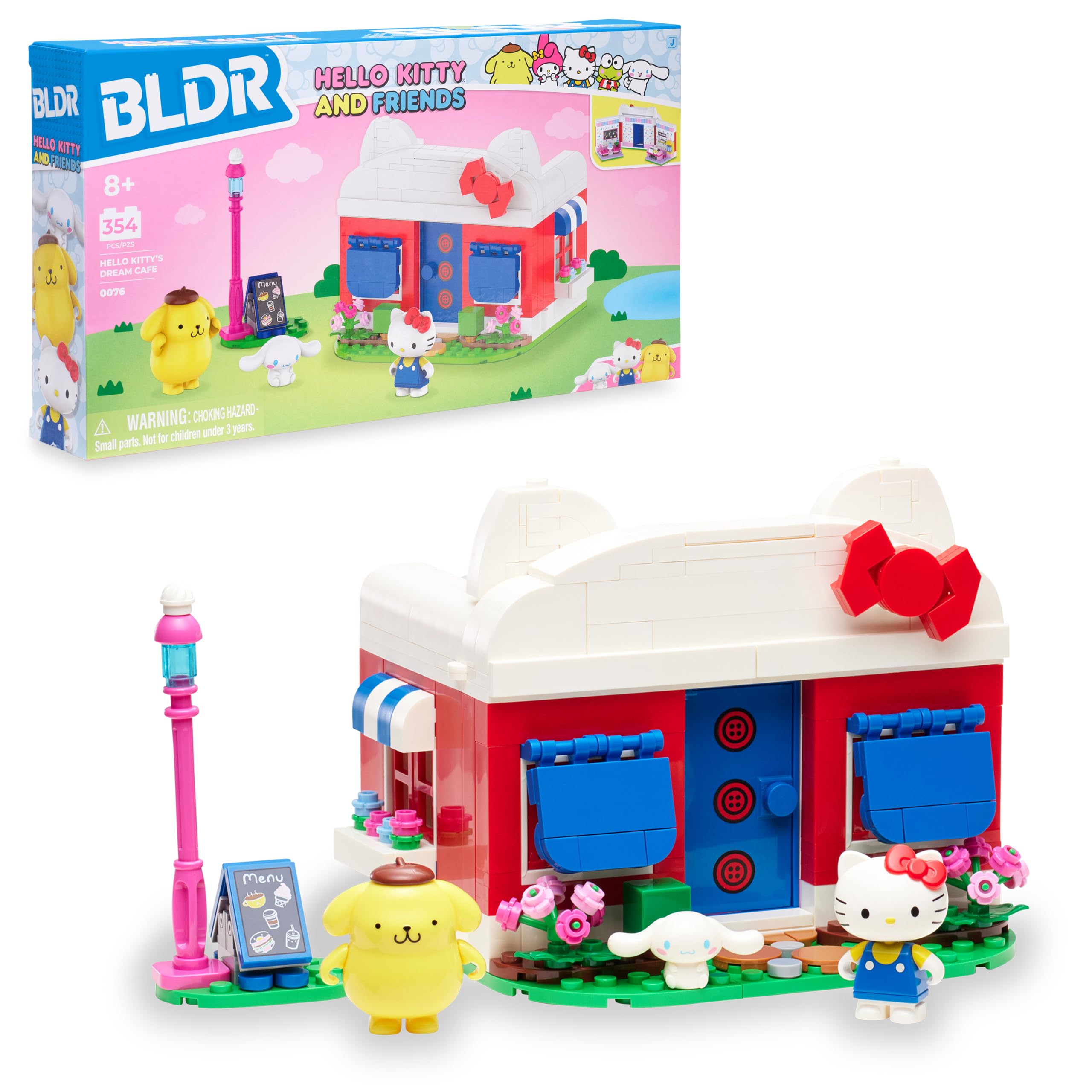 Amazon.com: BLDR Hello Kitty and Friends, Hello Kitty’s Dream Cafe ...