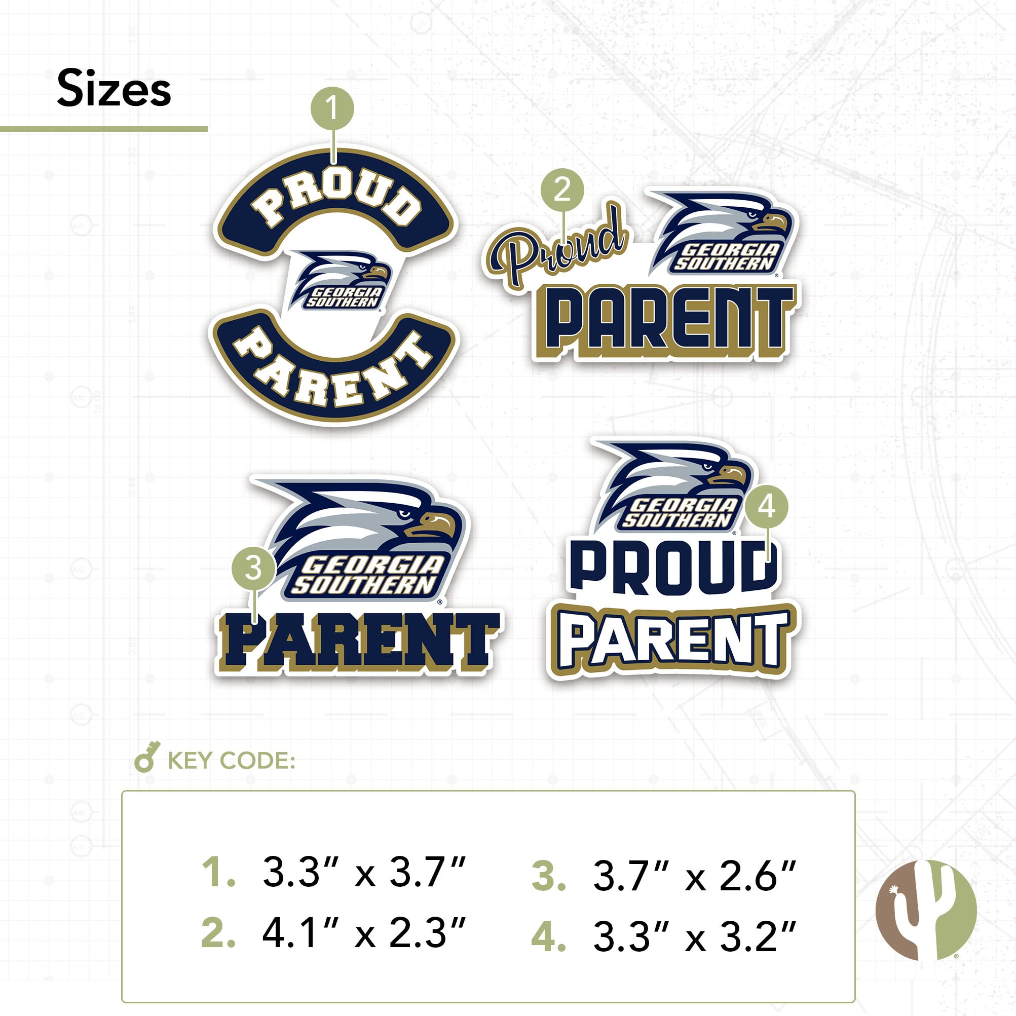 Southern Car Decals Buy Georgia Southwestern State University GSW ...
