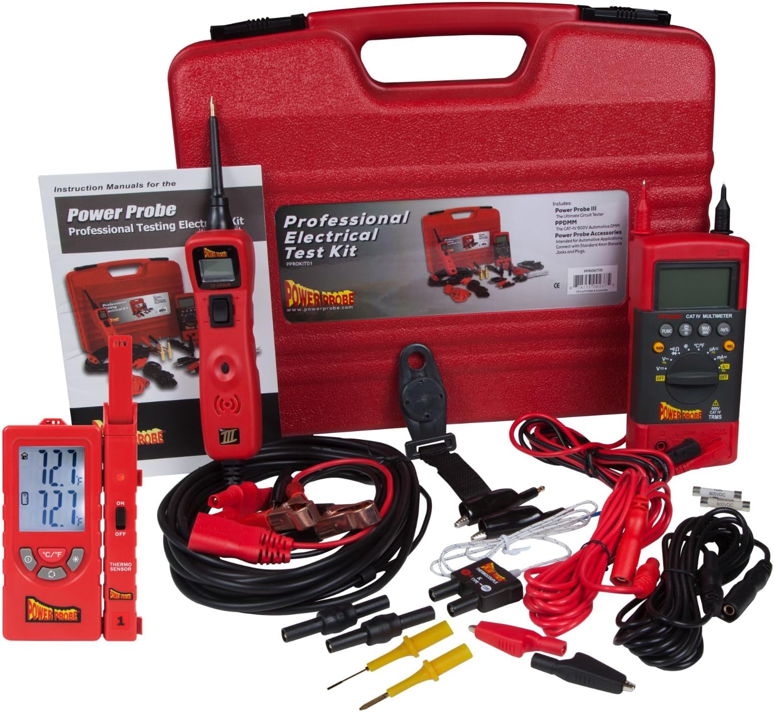 Amazon.com: Power Probe Profesional Electrical Test Kit with Power ...