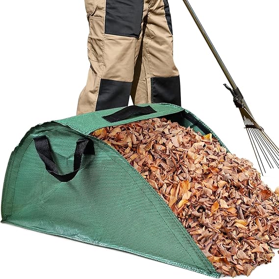 Amazon.com : EOONTOON Portable Pop Up Leaf Bags - Garden Leaf Collector ...