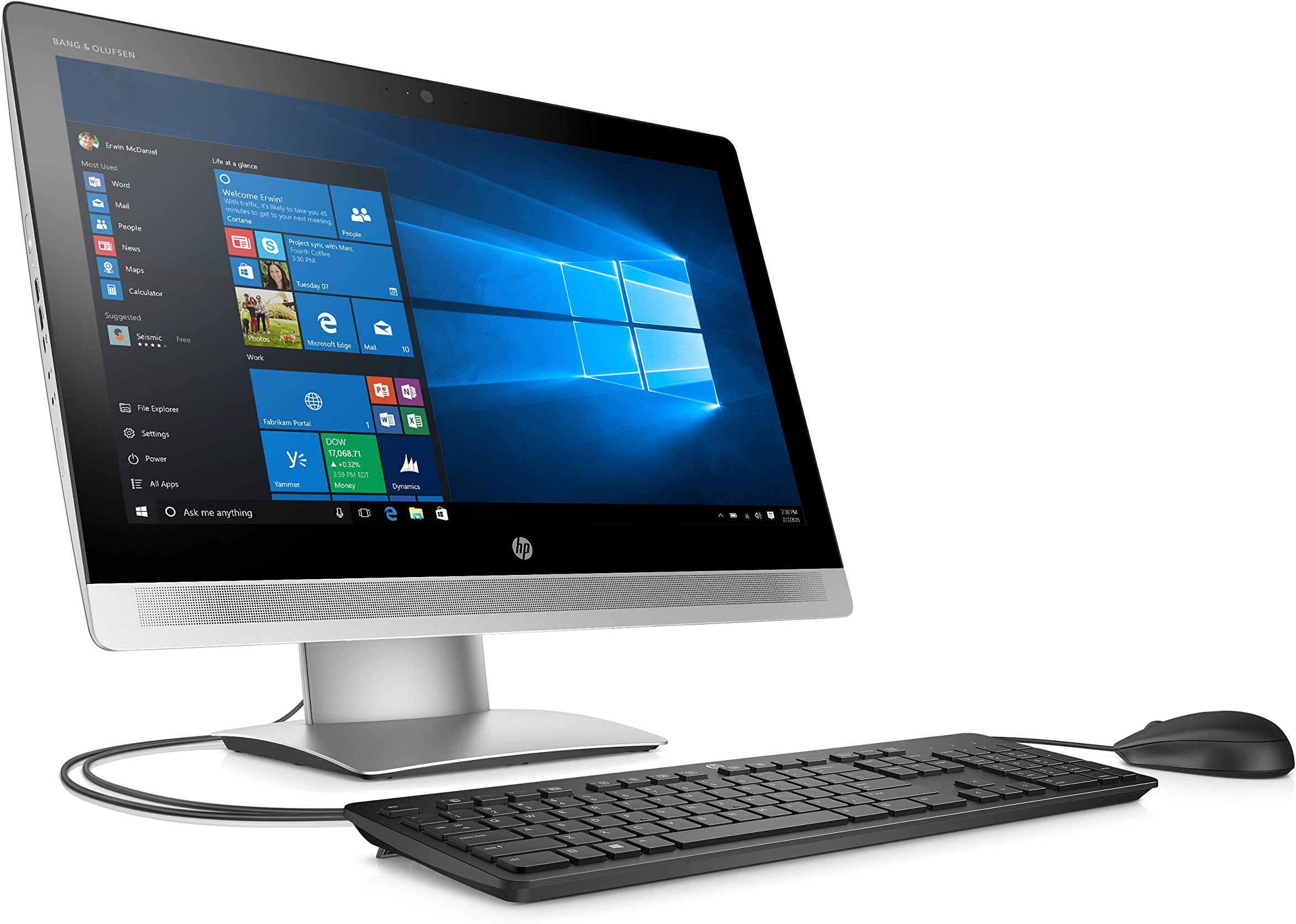 Amazon.com: HP All-in-One Desktop Computer 21.5 FHD Screen/ Intel ...
