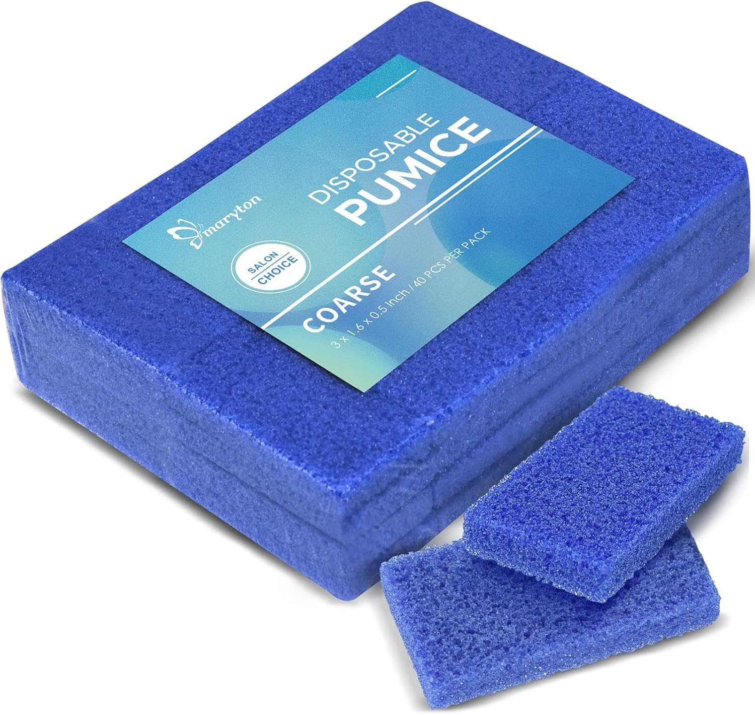 Amazon.com: Maryton Disposable Foot Scrubber Pumice Pads, Pedicure ...