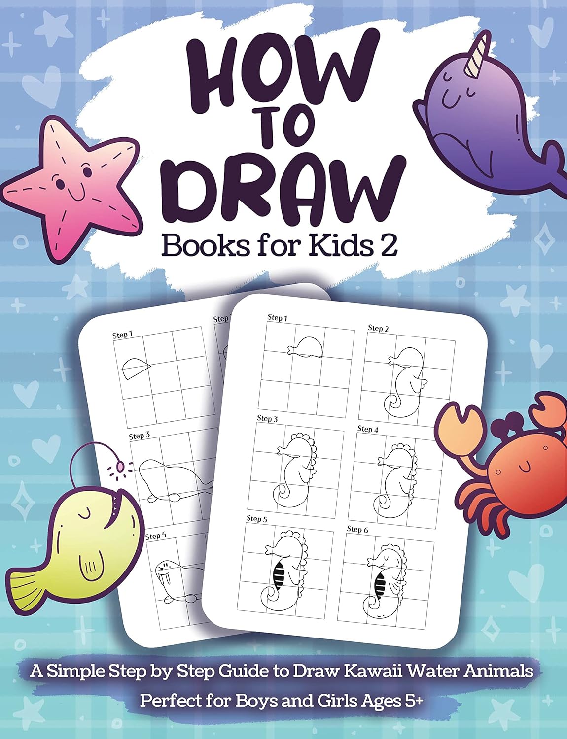 How to Draw Books for Kids 2: A Simple Step by Step Guide to Draw ...