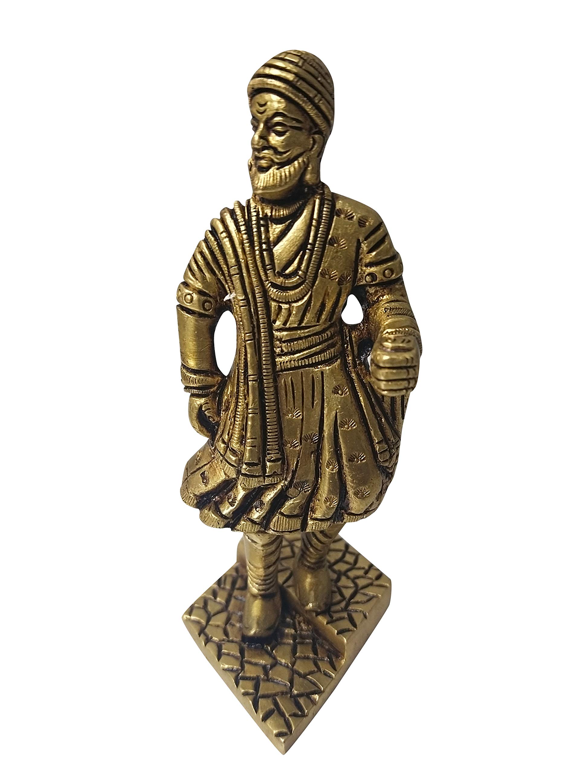 Buy Chhatrapati Shivaji Murti Brass Chhatrapati Shivaji Maharaj God ...