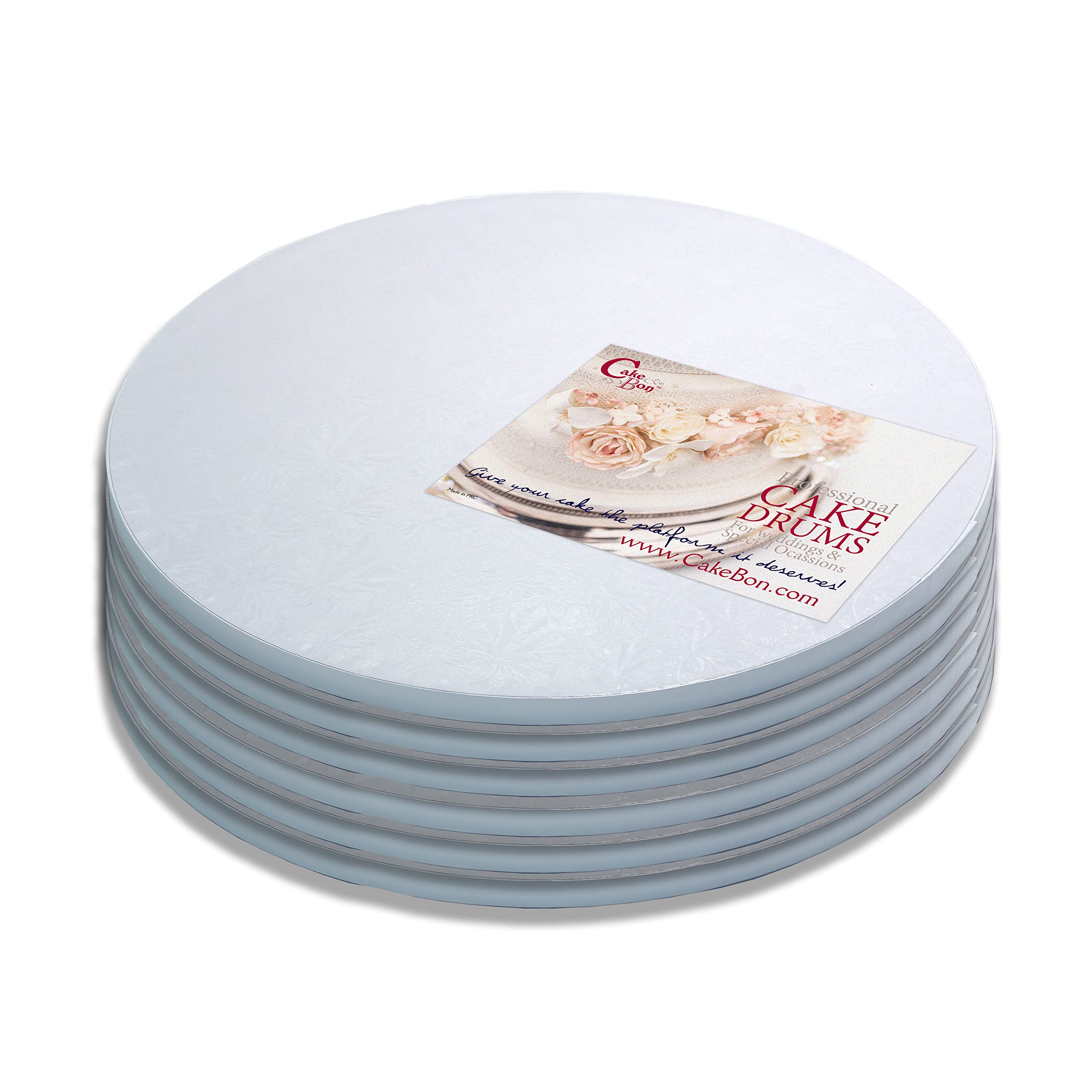Snapklik.com : Thick, Round Cake Boards, 14-Inch Round White - Sturdy ...