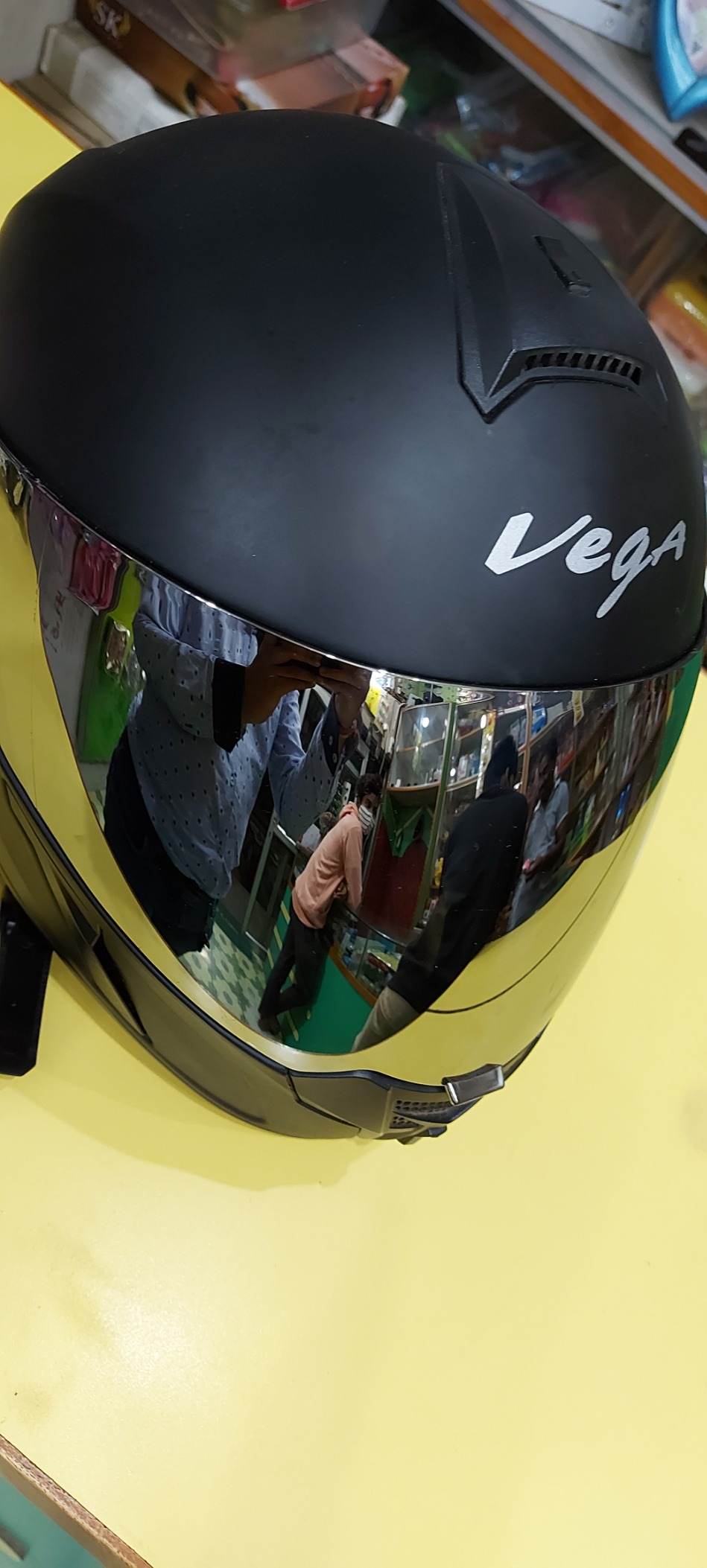 Vega Evo BT Bluetooth Helmet (Dull Black, L) : Amazon.in: Electronics