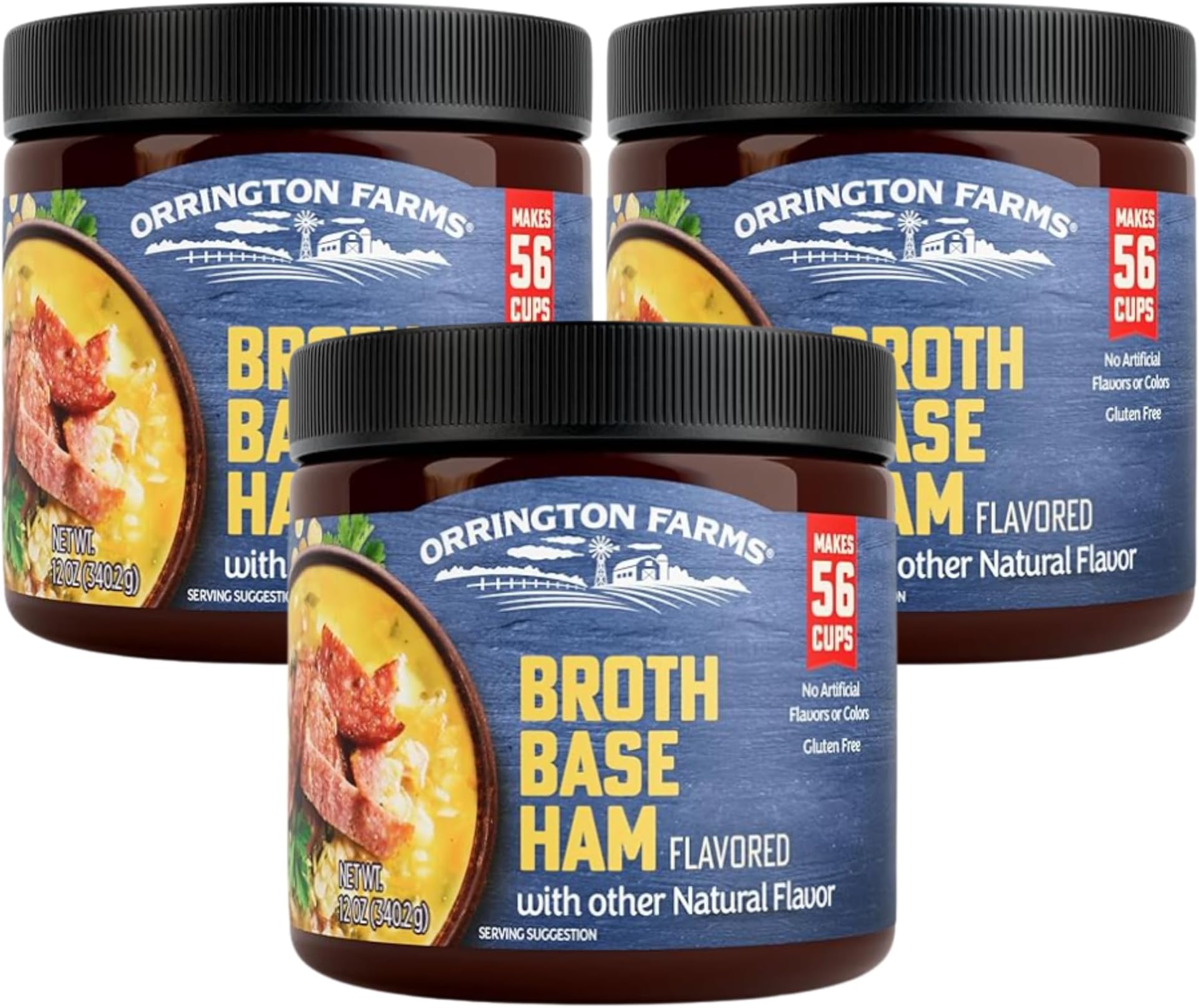 Amazon.com : Orrington Farms Ham Flavored Granular Base 12 oz (Pack of ...